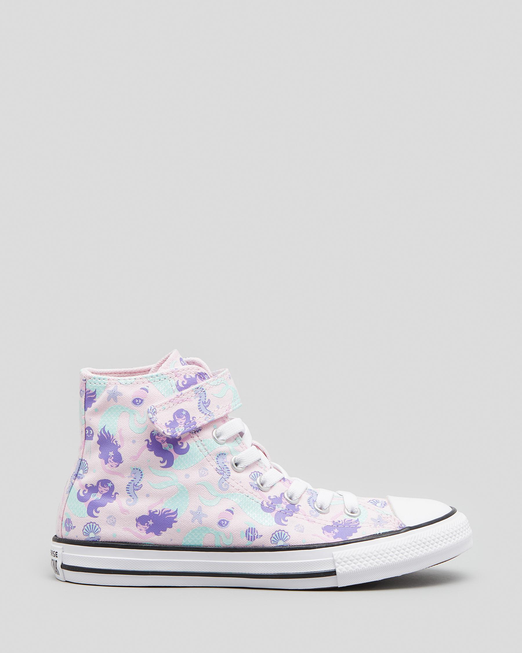 Shop Converse Girls' Chuck Taylor All Star Hi-Top Shoes In Pink Foam ...