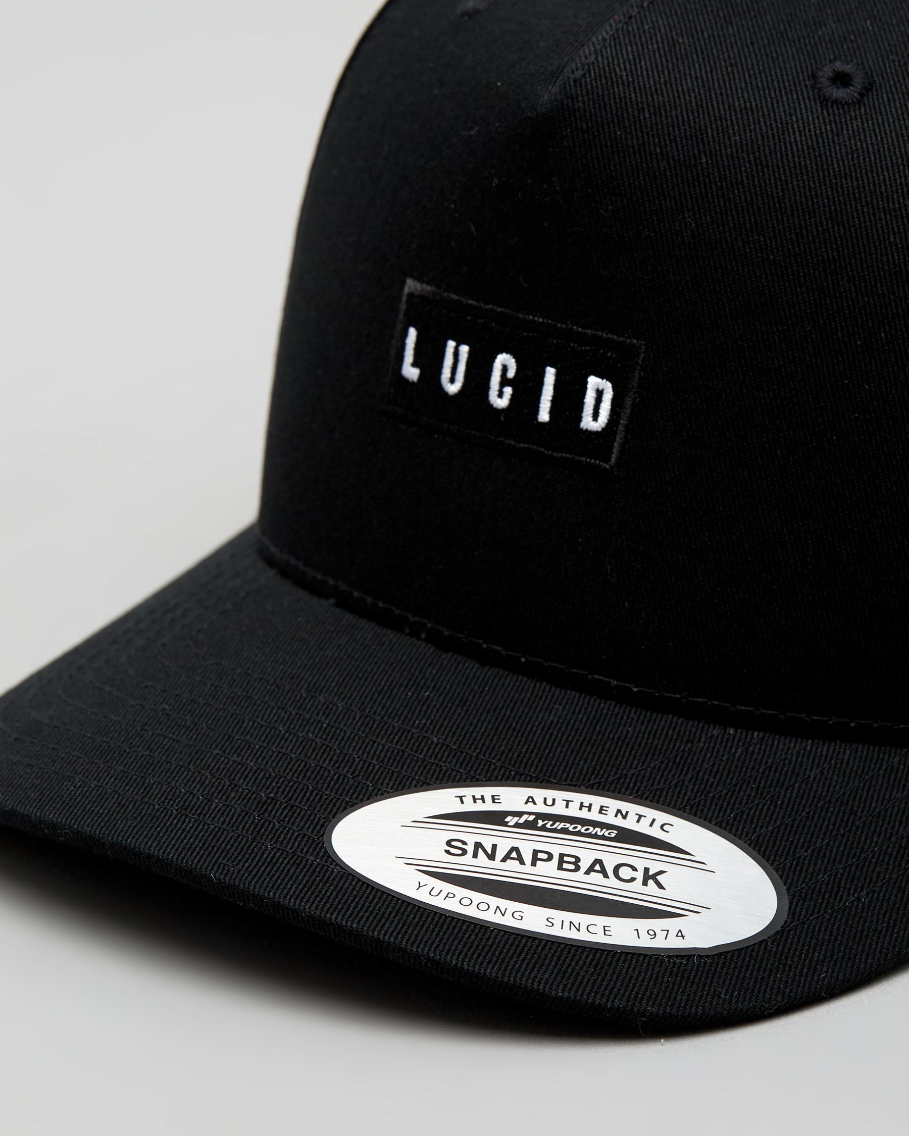Shop Lucid Instinct Snapback Cap In Black - Fast Shipping & Easy ...