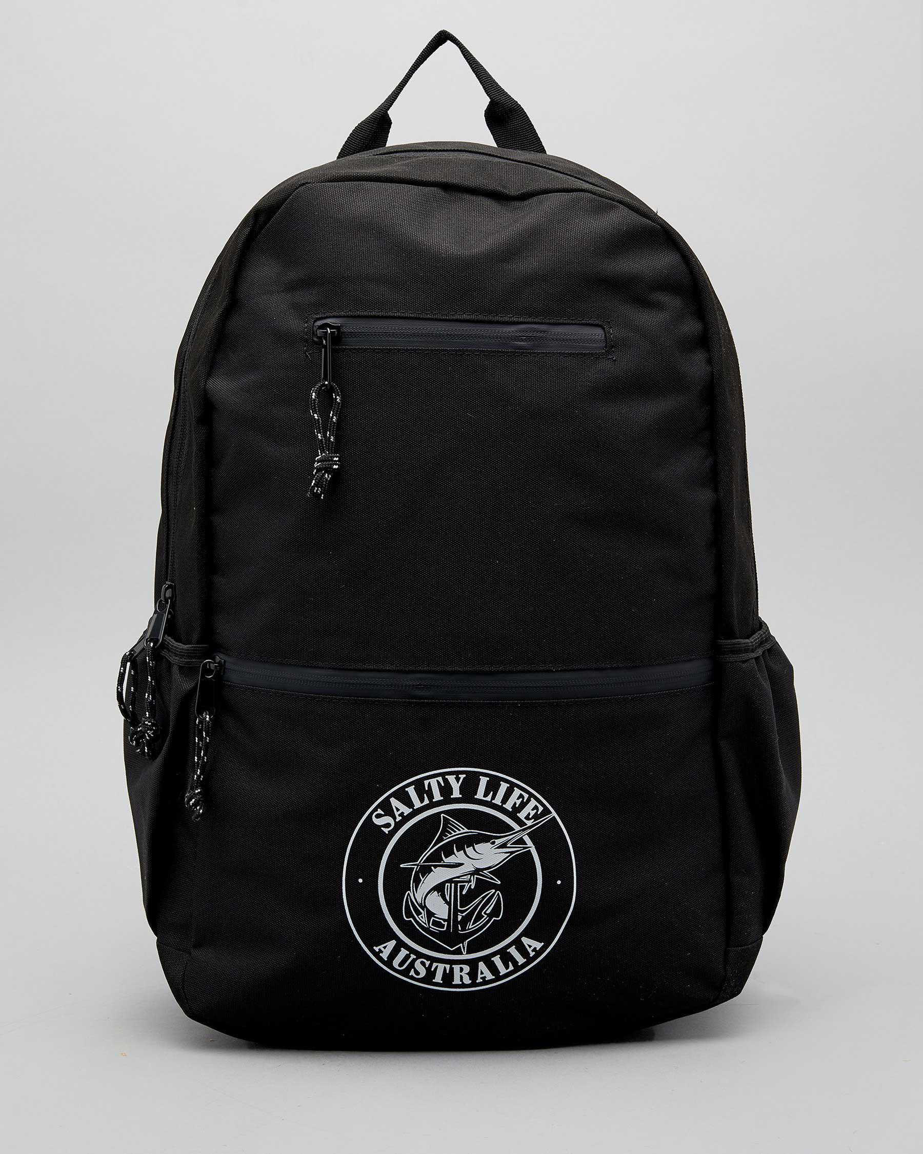 Shop Salty Life Venture Backpack In Black - Fast Shipping & Easy ...