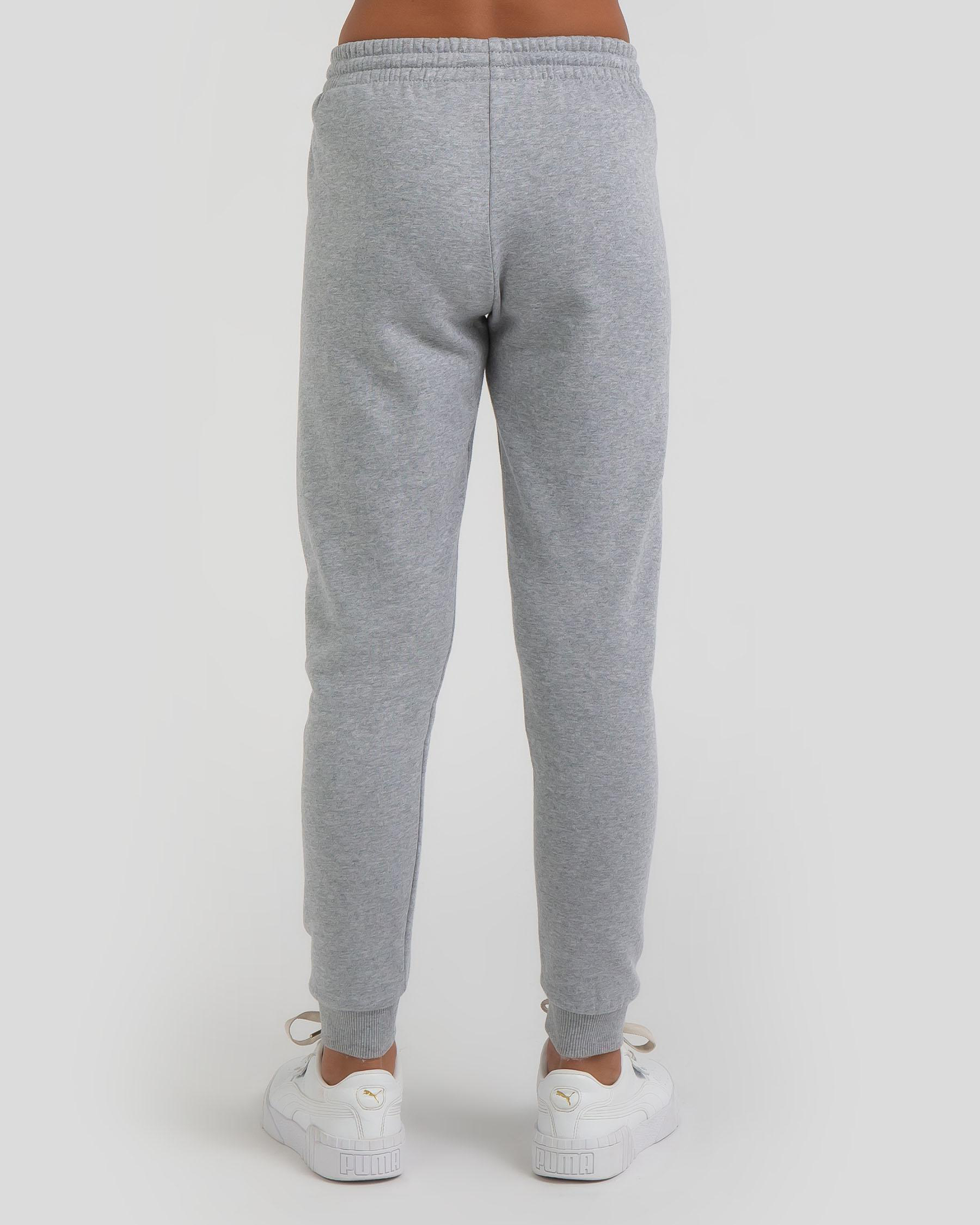 Shop Fila Girls' Candy Track Pants In Grey Marle - Fast Shipping & Easy ...