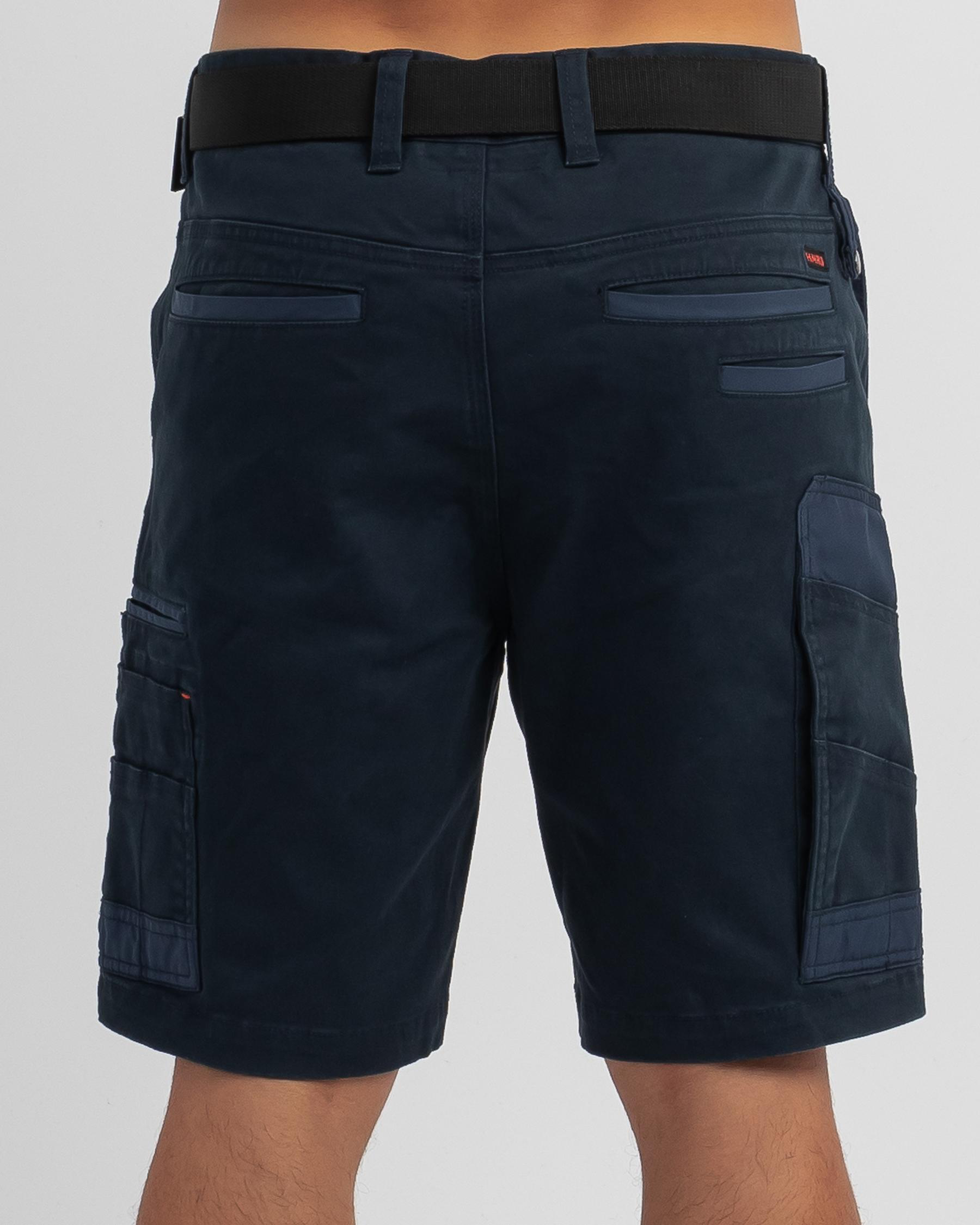 Shop HMRD Forged Walk Shorts In Navy - Fast Shipping & Easy Returns ...