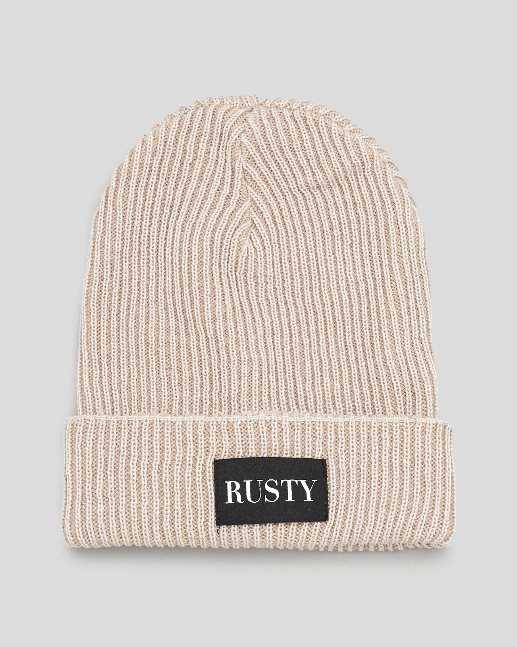Shop Rusty Tunnel Beanie In Shadow Grey - Fast Shipping & Easy Returns ...