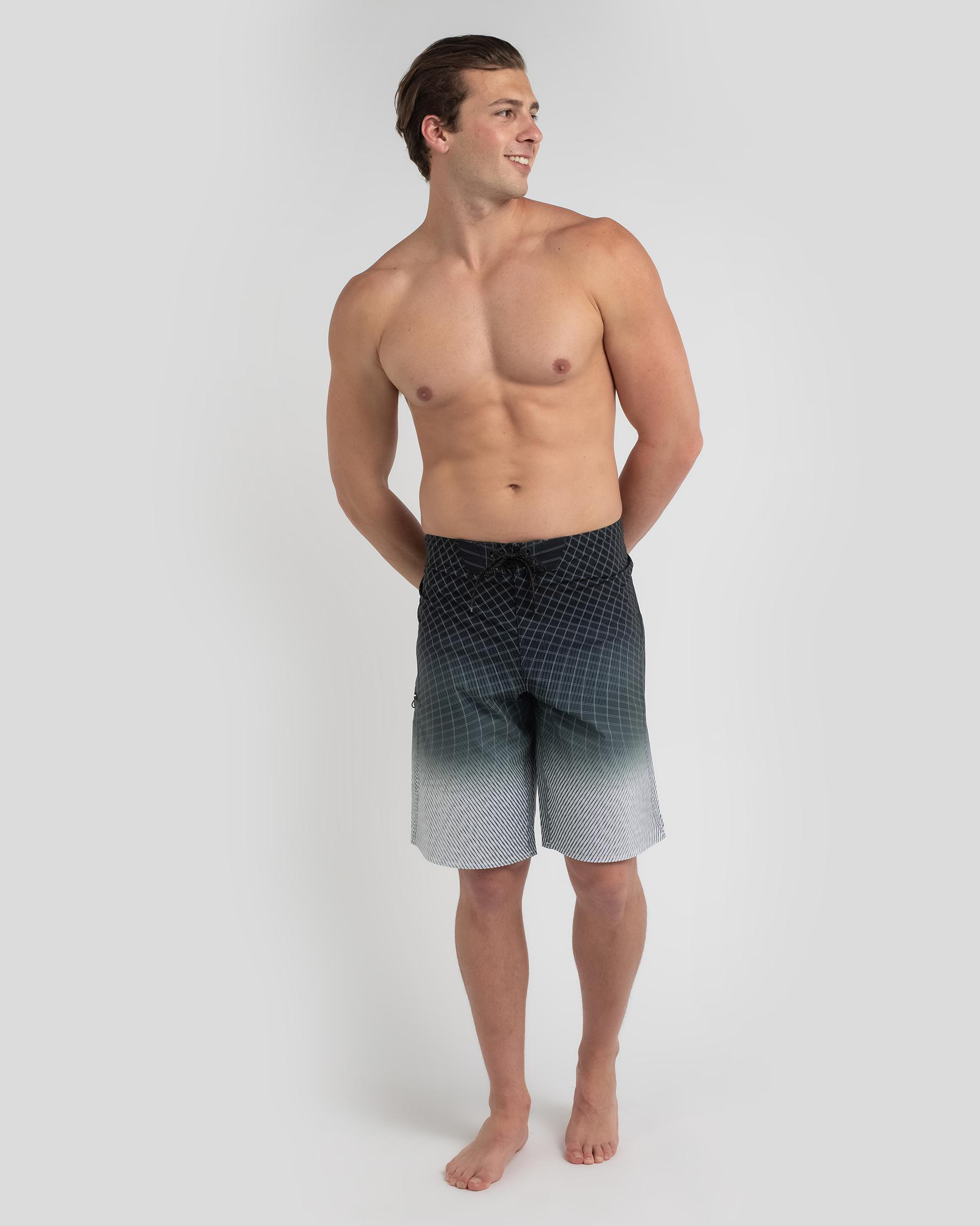 Shop Billabong Fluid Pro Board Shorts In Charcoal - Fast Shipping ...