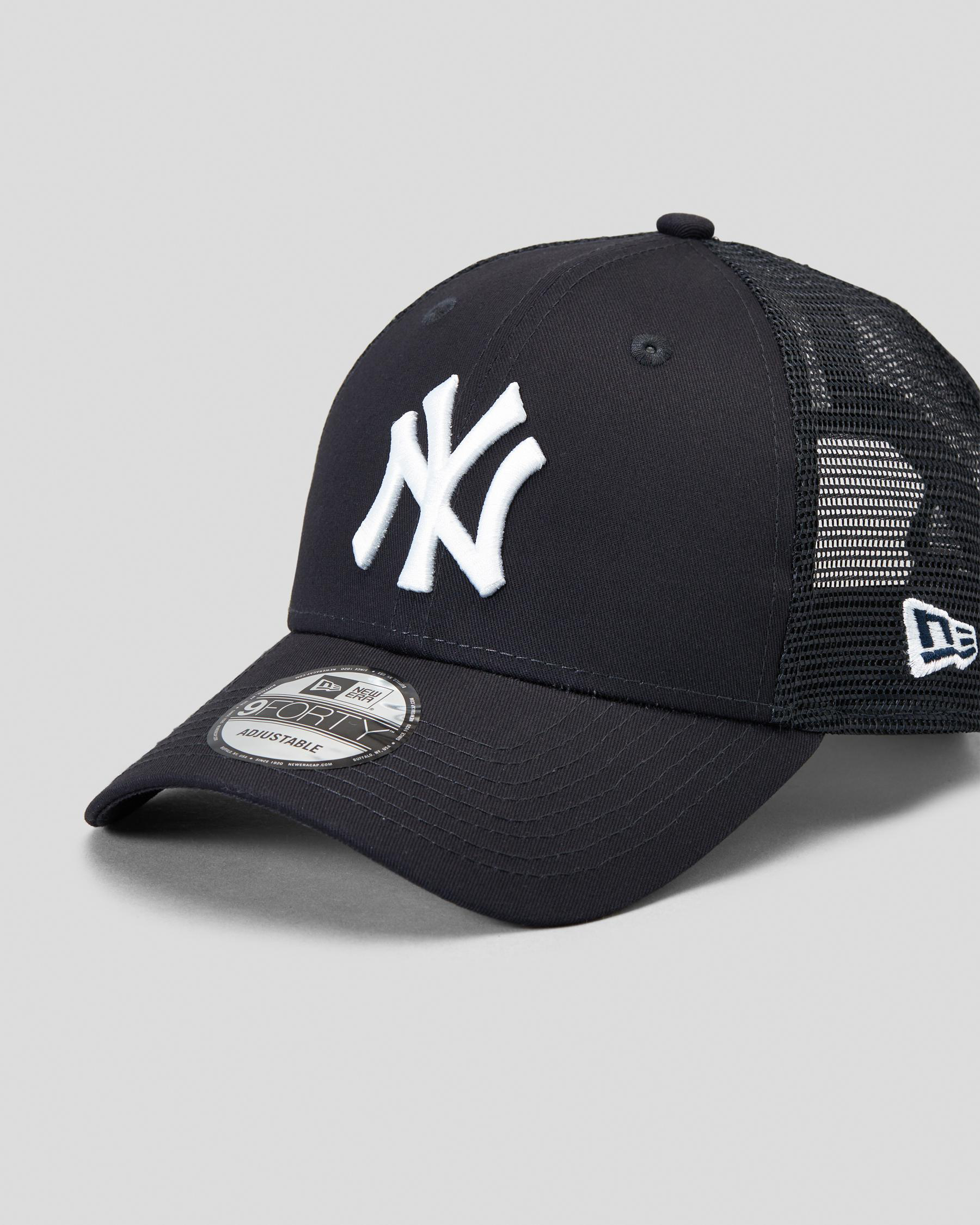 Shop New Era New York Yankees 9-Forty Trucker Cap In Navy - Fast ...