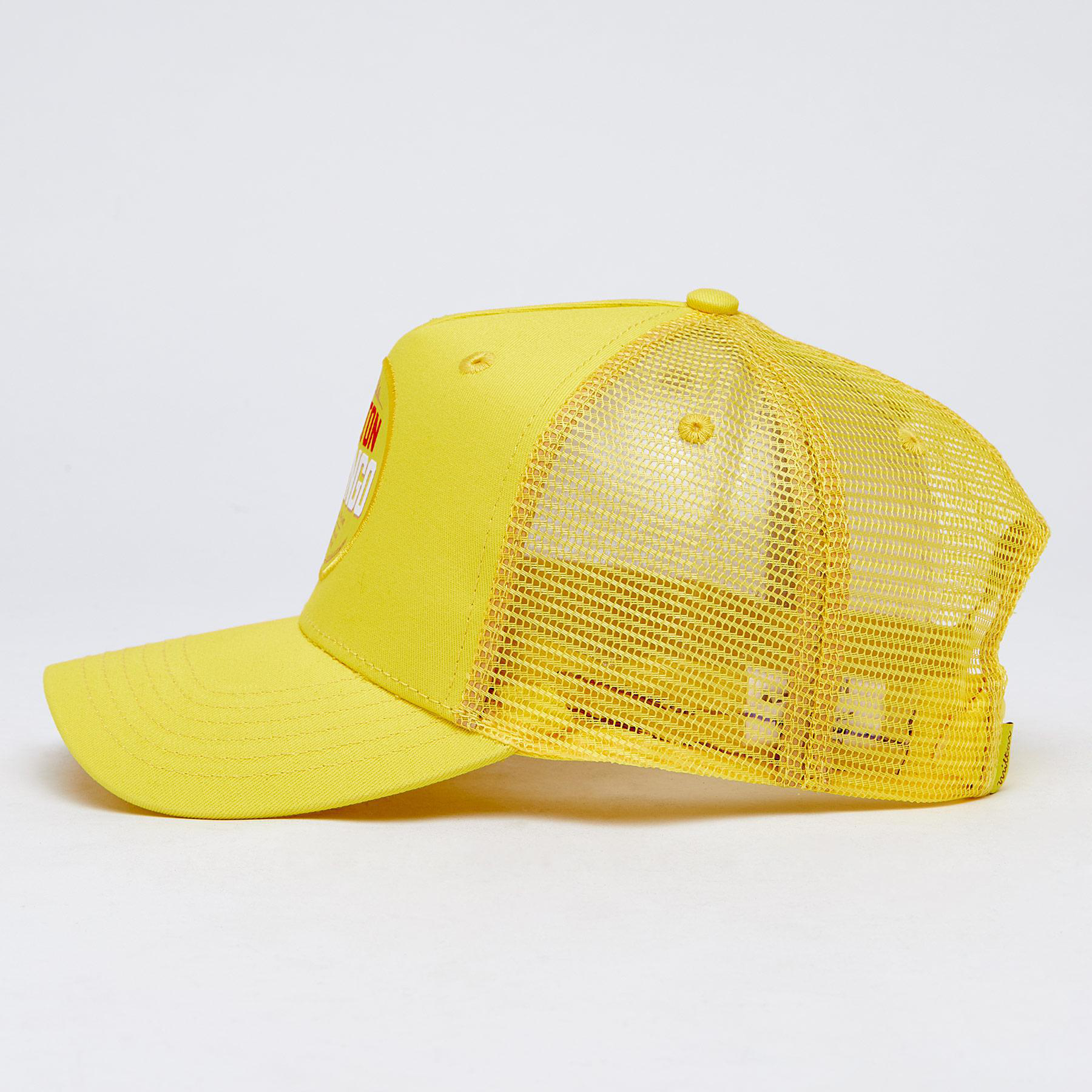 Shop Milton Mango Trucker Cap In Yellow - Fast Shipping & Easy Returns ...
