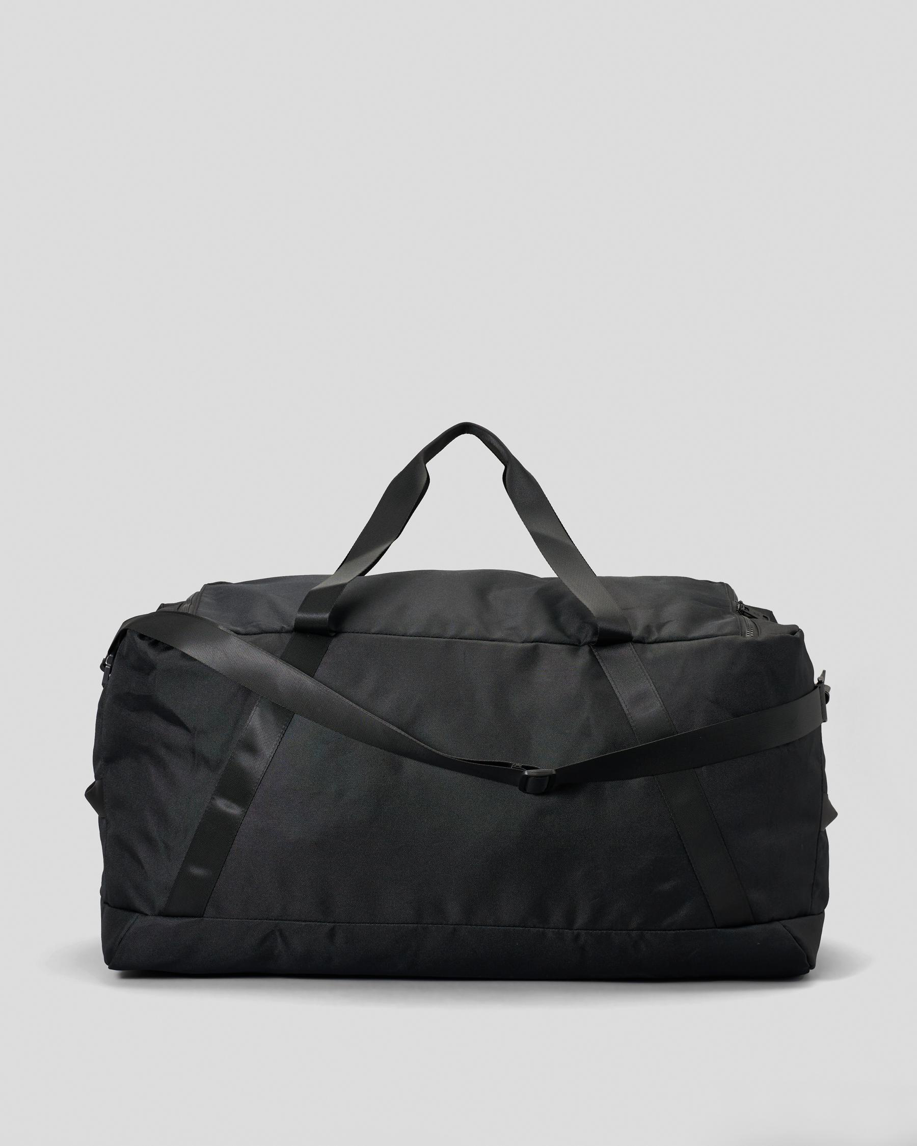 Shop Stussy Italic Duffle Bag In Black - Fast Shipping & Easy Returns ...