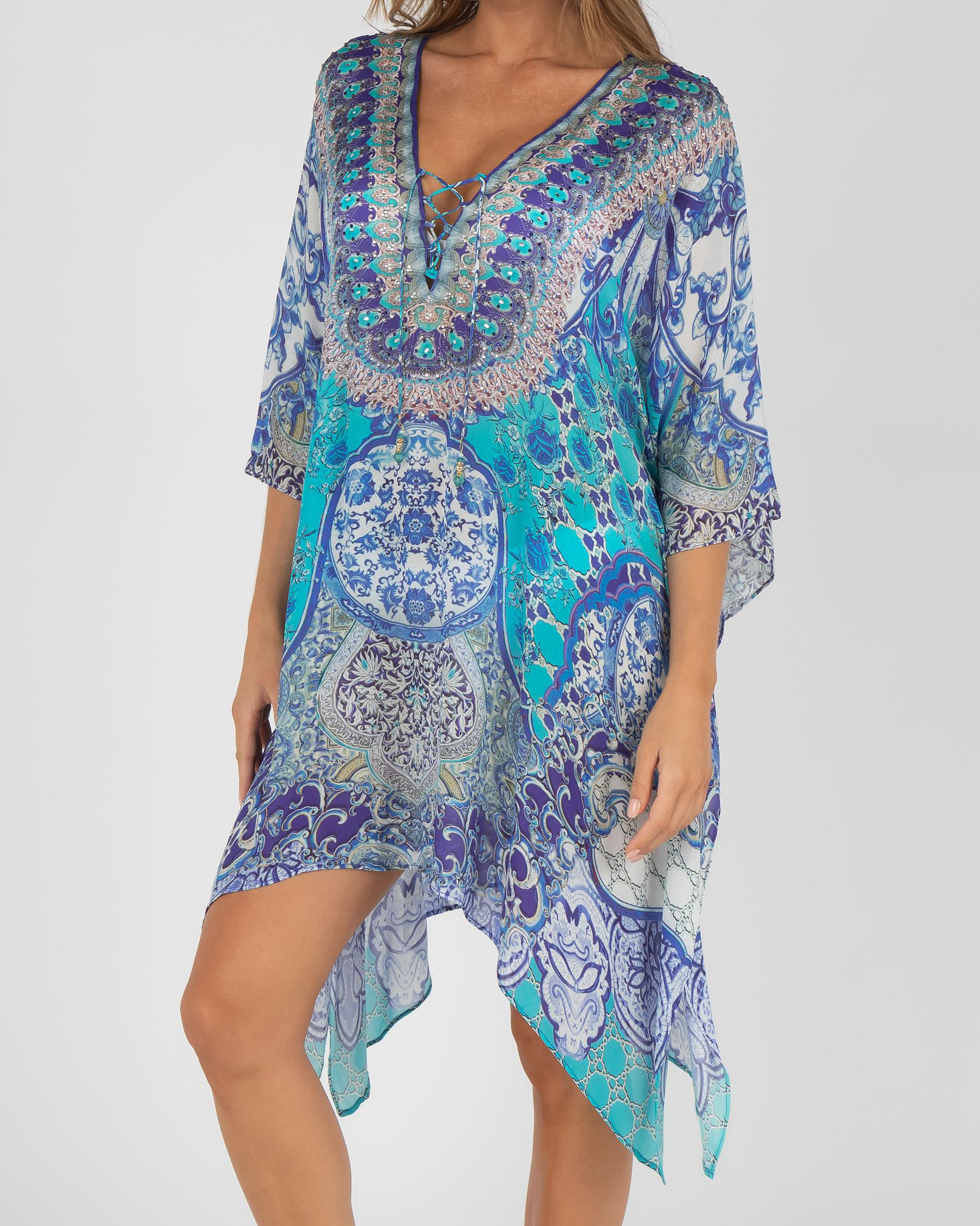 Kaiami Ios Beach Cover In Blue - FREE* Shipping & Easy Returns - City ...