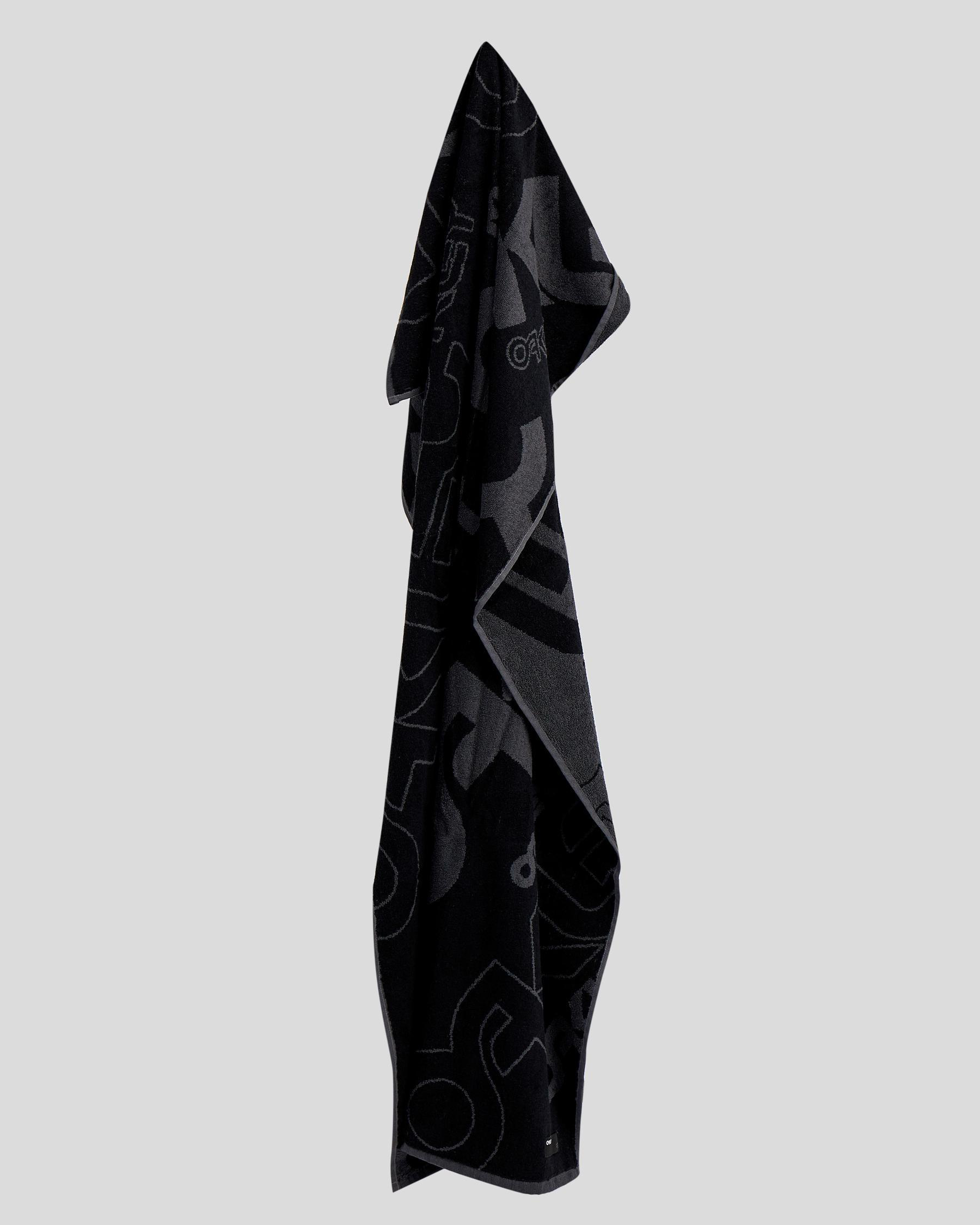 Shop Oakley Repeat Towel In Blackout - Fast Shipping & Easy Returns ...