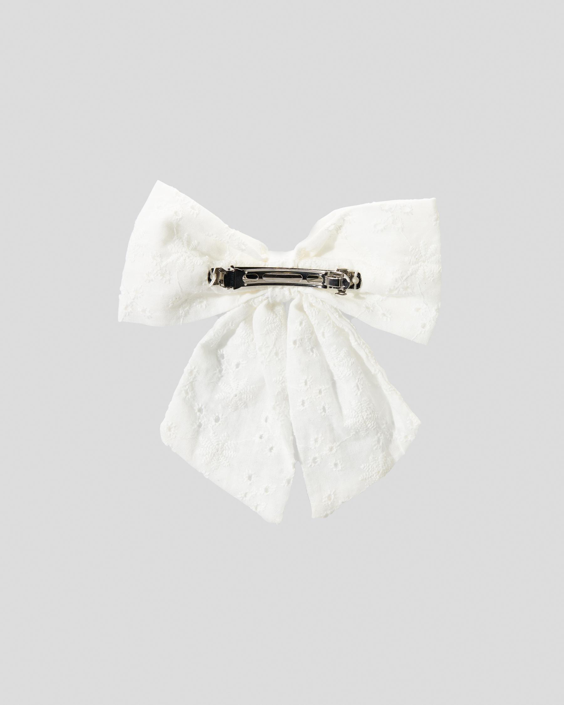 Shop Karyn In LA Phoebe Bow Hair Clip In White - Fast Shipping & Easy Returns - City Beach Australia