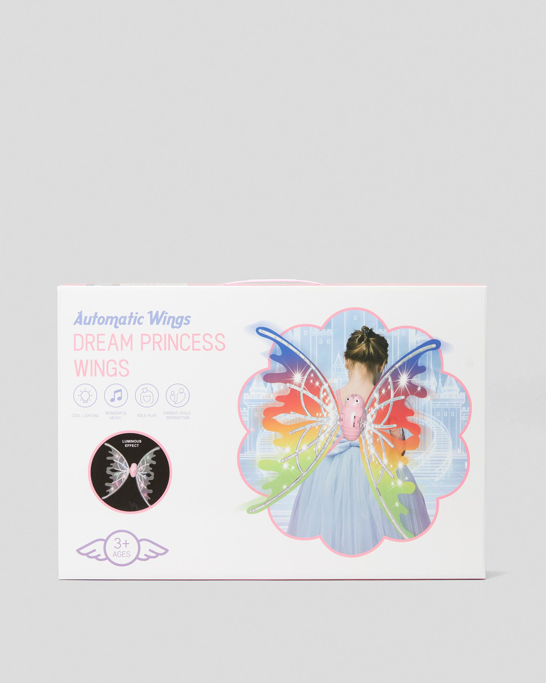 Shop Mooloola Light Up Princess Wings In Pink - Fast Shipping & Easy ...
