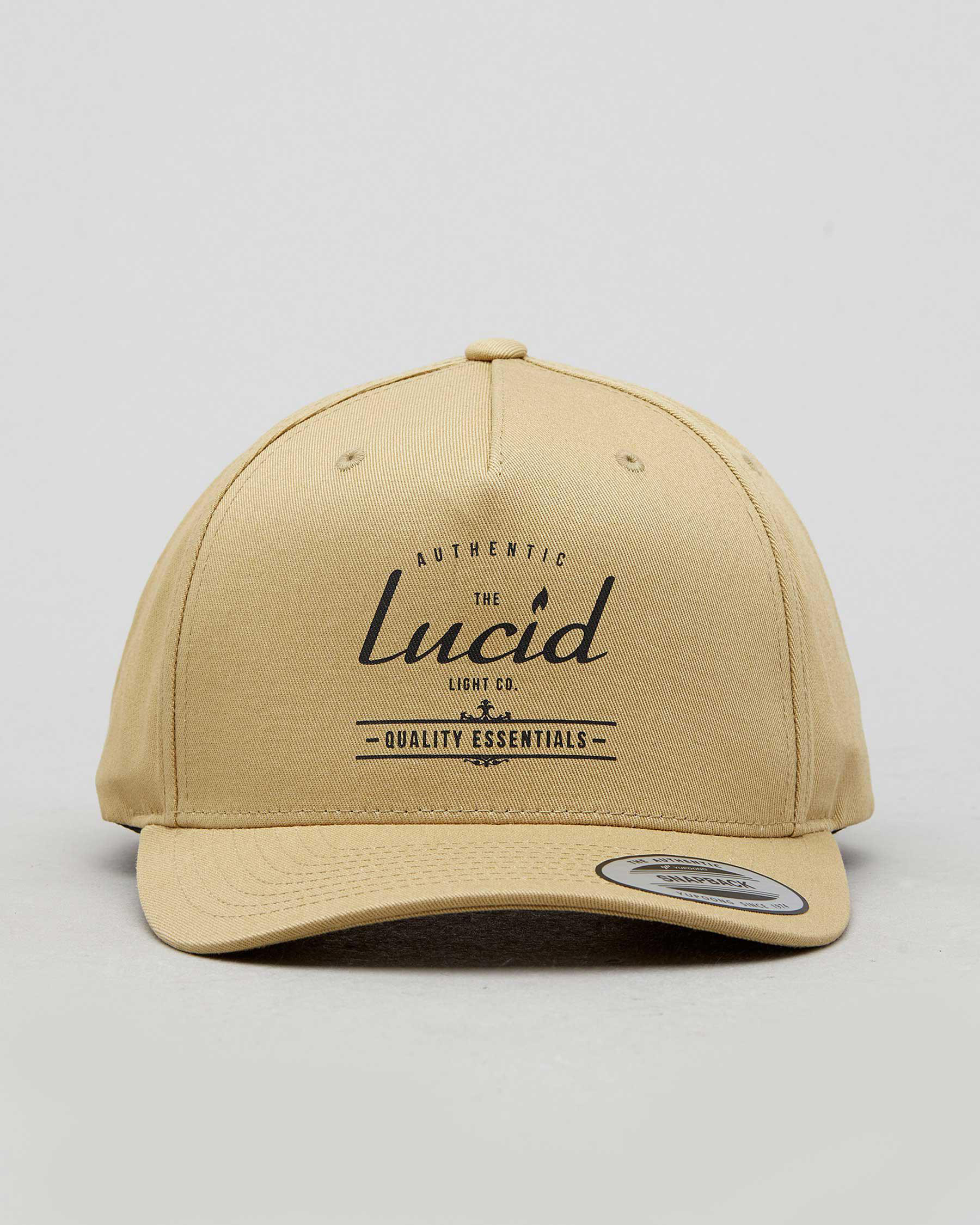 Shop Lucid Wedge Snapback Cap In Khaki - Fast Shipping & Easy Returns ...