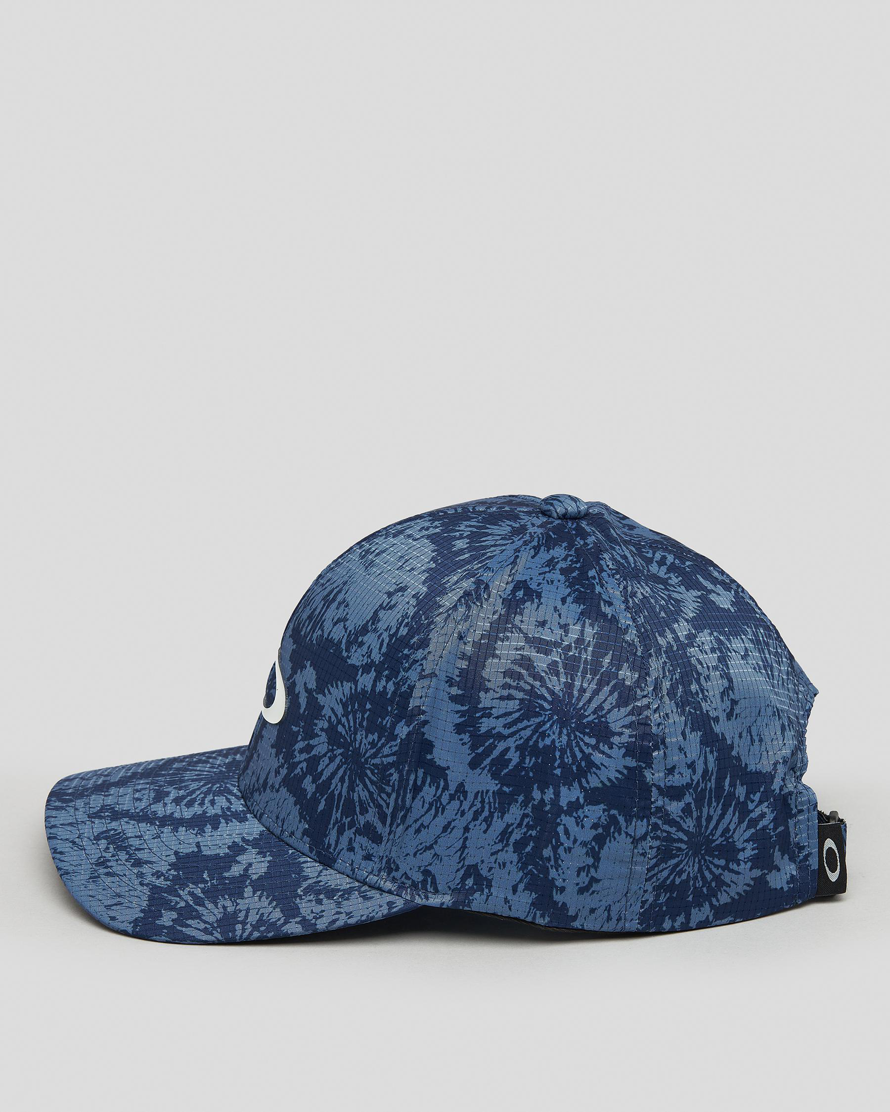 Shop Oakley Mountain Dye Ellipse Cap In Blue Mountain - Fast Shipping ...