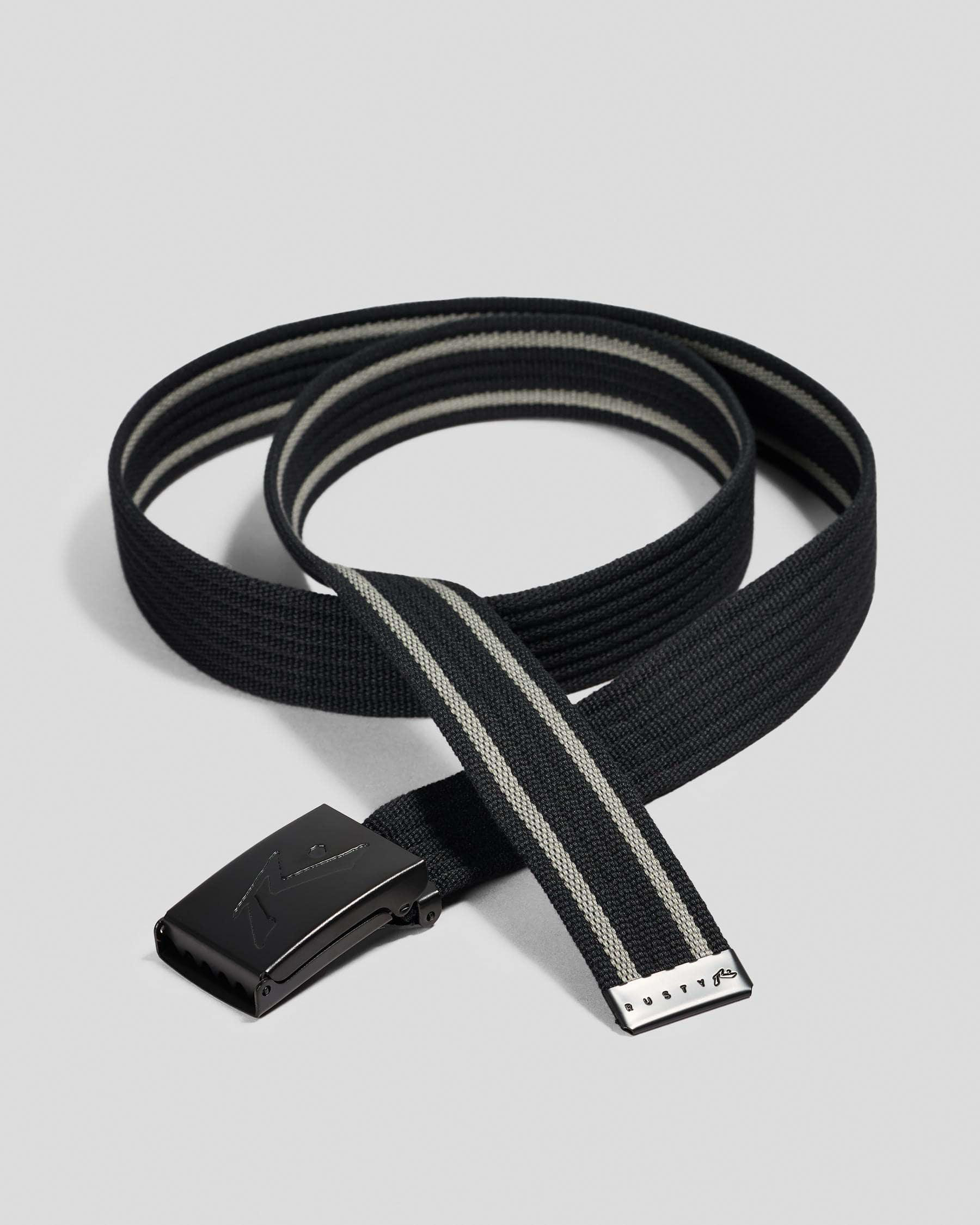 Shop Rusty Ridgemont Web Belt In Black - Fast Shipping & Easy Returns ...