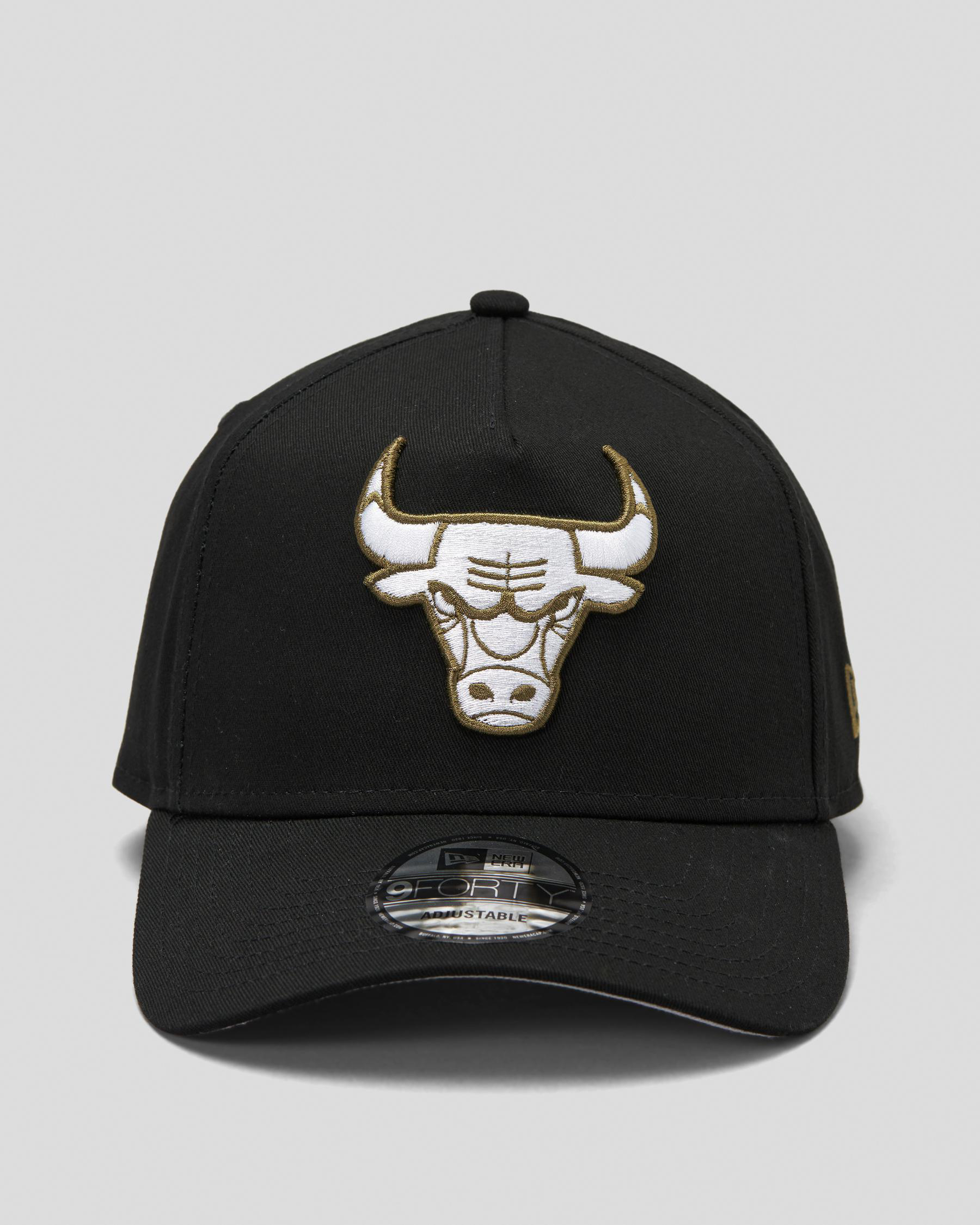 Shop New Era Chicago Bulls 940 A-Frame Cap In Black/new Olive/white ...