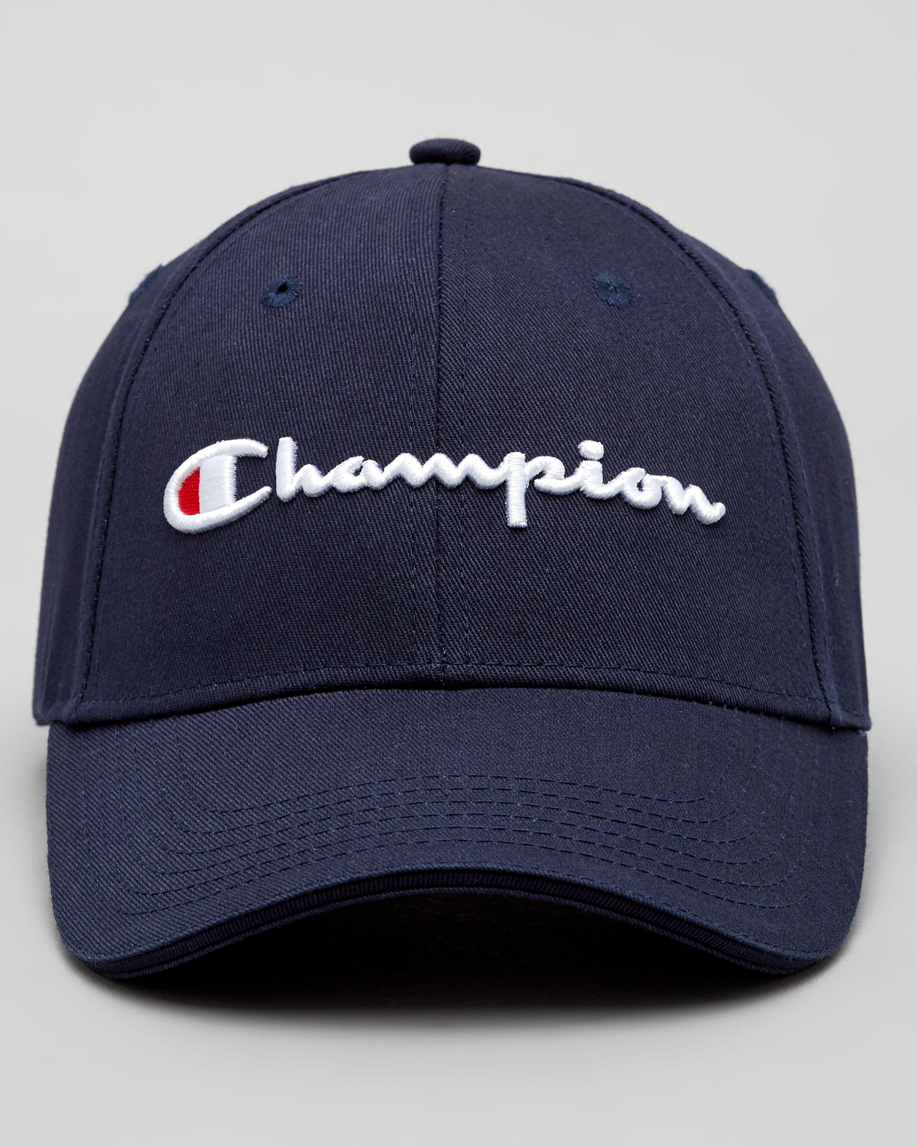 Shop Champion Logo Cap In Navy - Fast Shipping & Easy Returns - City ...