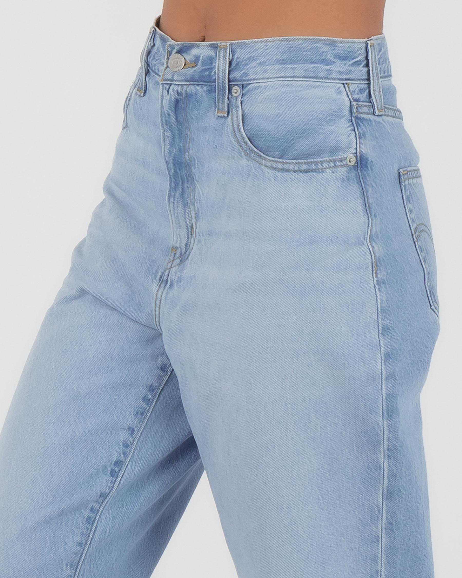 Shop Levi's High Loose Taper Jeans In Near Sighted - Fast Shipping ...