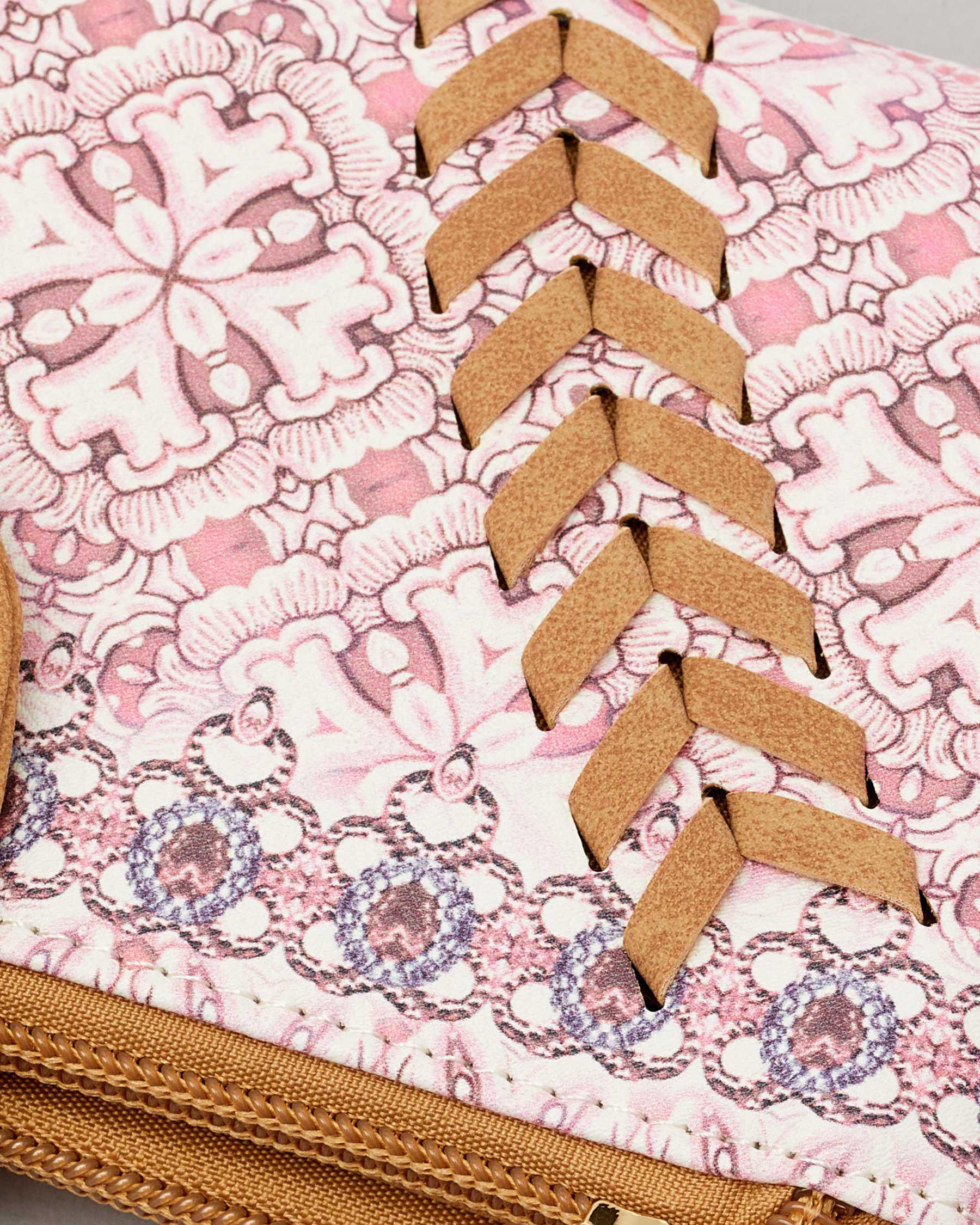 Shop Mooloola Morocco Wallet In Pink/tan - Fast Shipping & Easy Returns ...
