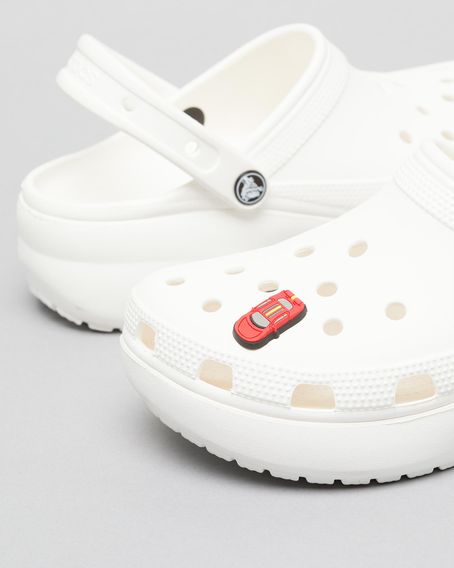 Shop Crocs Red Racecar Jibbitz In Multi - Fast Shipping & Easy Returns ...