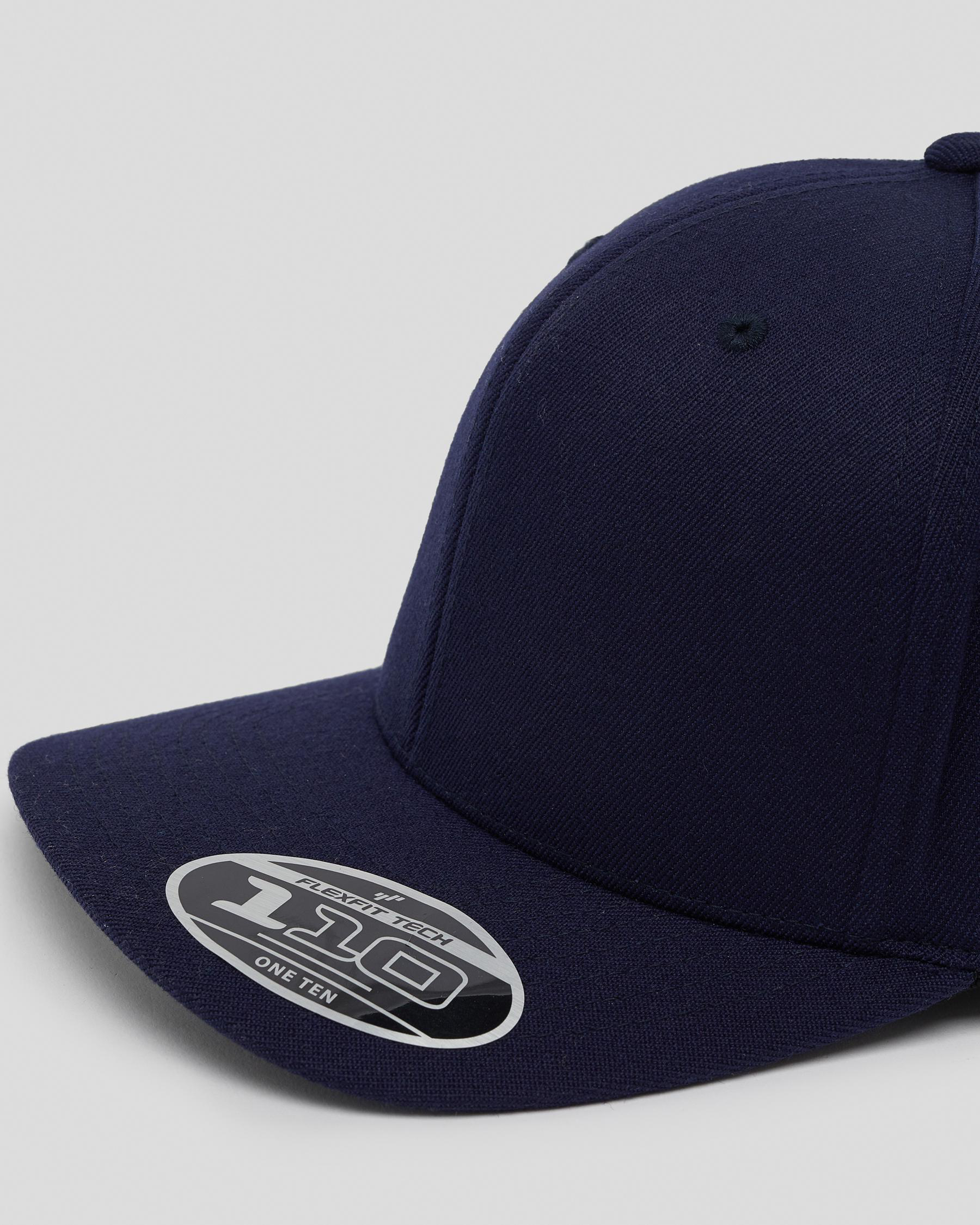 Shop Flexfit Wool Blend Cap In Navy - Fast Shipping & Easy Returns ...