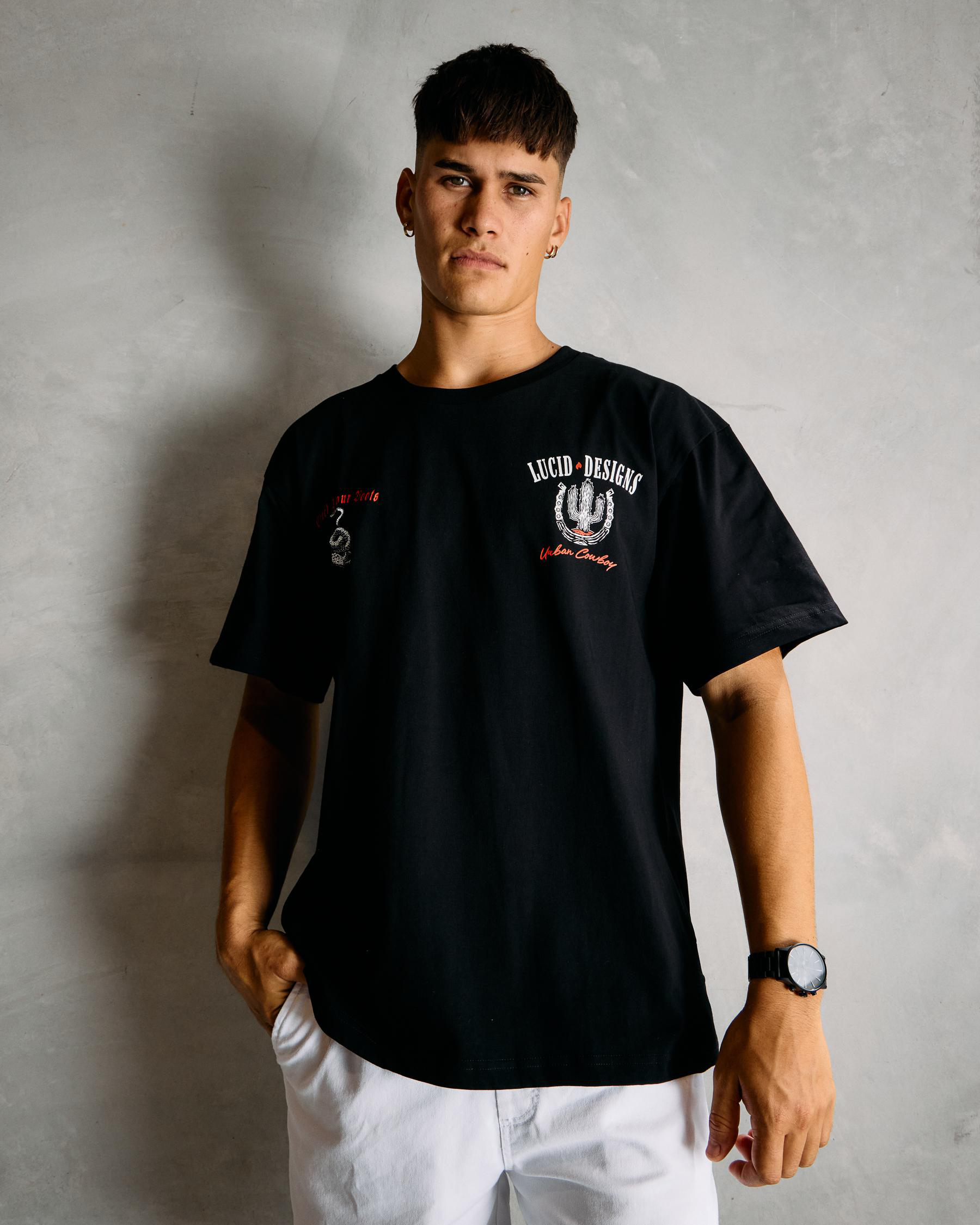 Shop Lucid Urban Rodeo T-Shirt In Black - Fast Shipping & Easy Returns ...