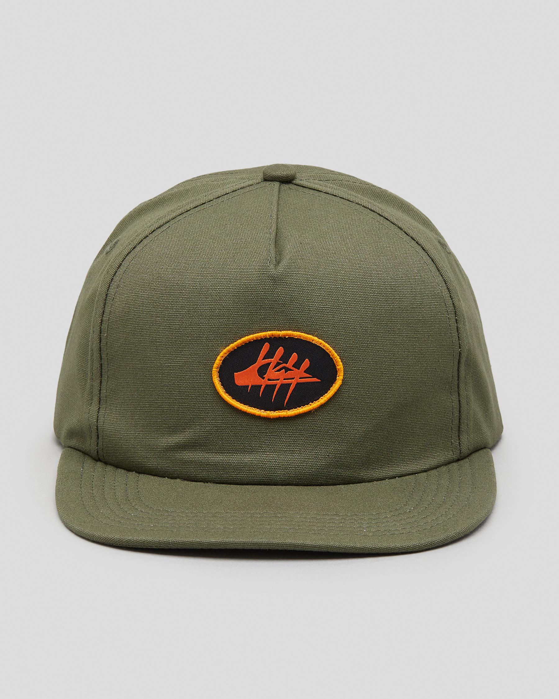 Shop Quiksilver G-Land Patch Cap In Four Leaf Clover - Fast Shipping ...