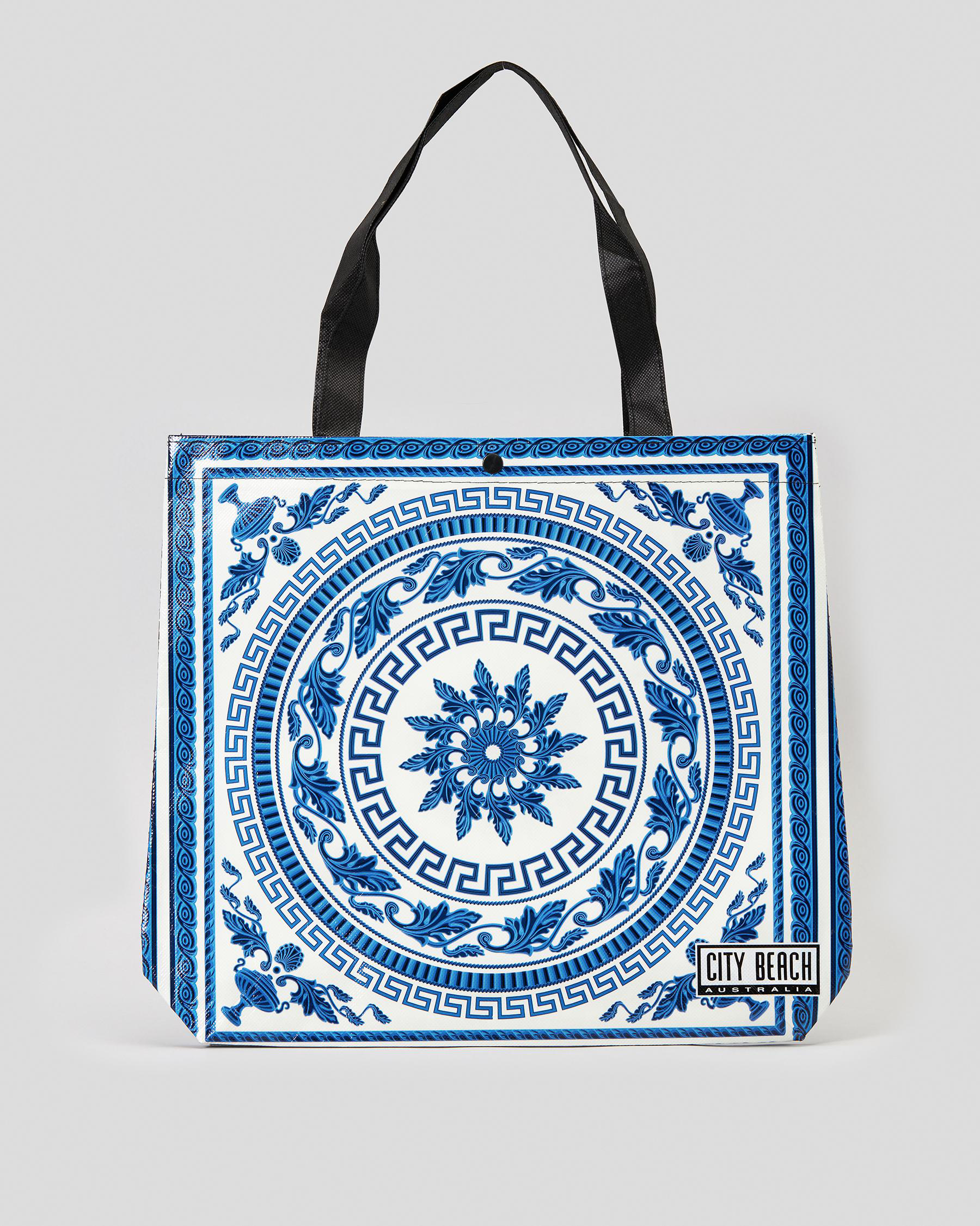 Shop Mooloola Zeus Eco Bag In Blue - Fast Shipping & Easy Returns ...