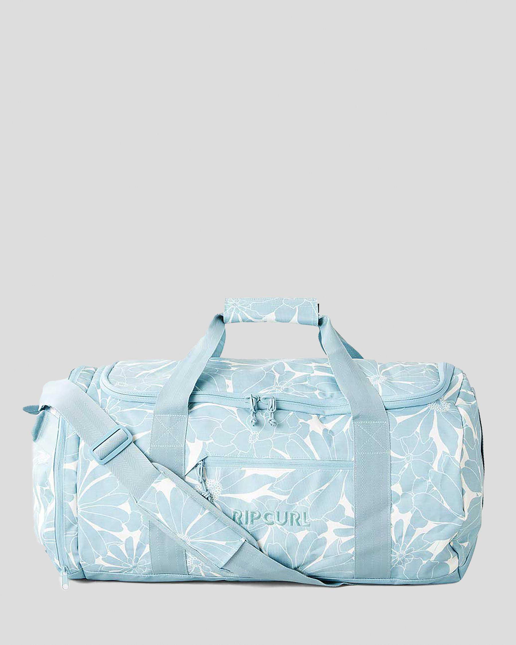 Shop Rip Curl Large Packable Travel Bag In Dusty Blue - Fast Shipping ...