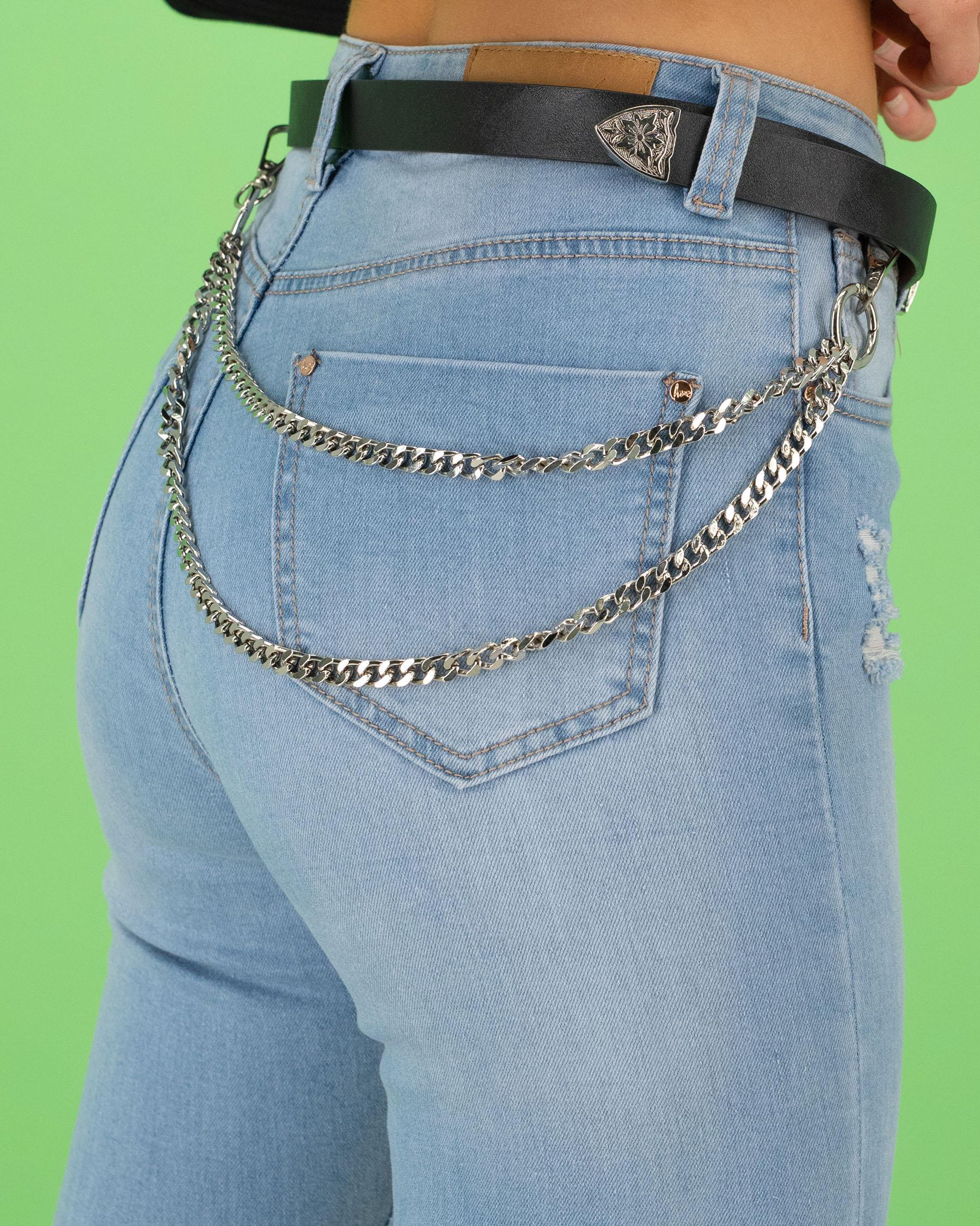 Shop Ava And Ever Sierra Belt In Black/silver - Fast Shipping & Easy ...