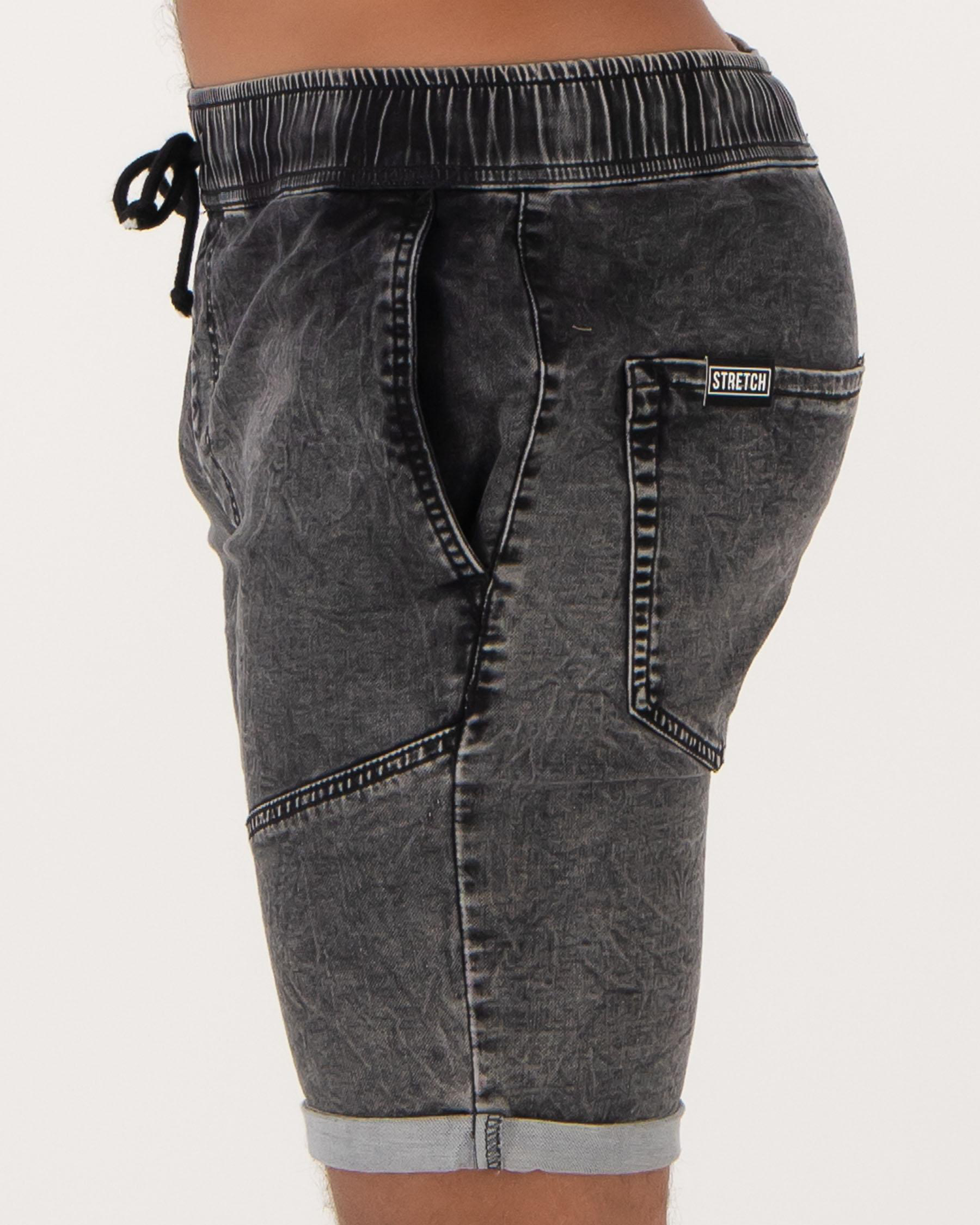 Shop Lucid Manic Walk Shorts In Black - Fast Shipping & Easy Returns ...