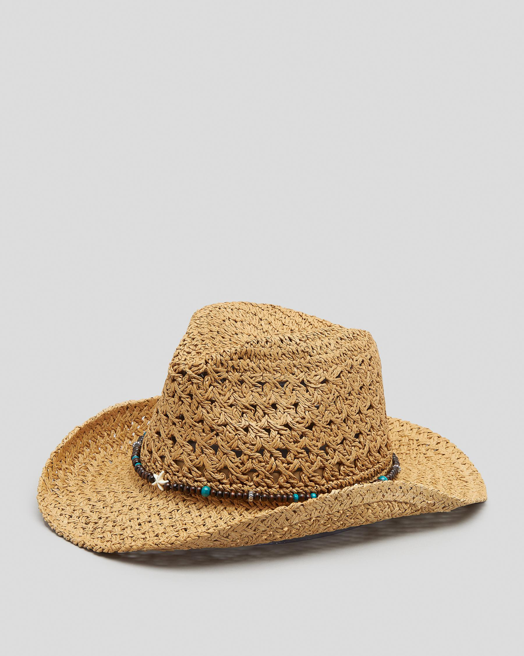 Shop Mooloola Vera Cowgirl Hat In Caramel - Fast Shipping & Easy ...