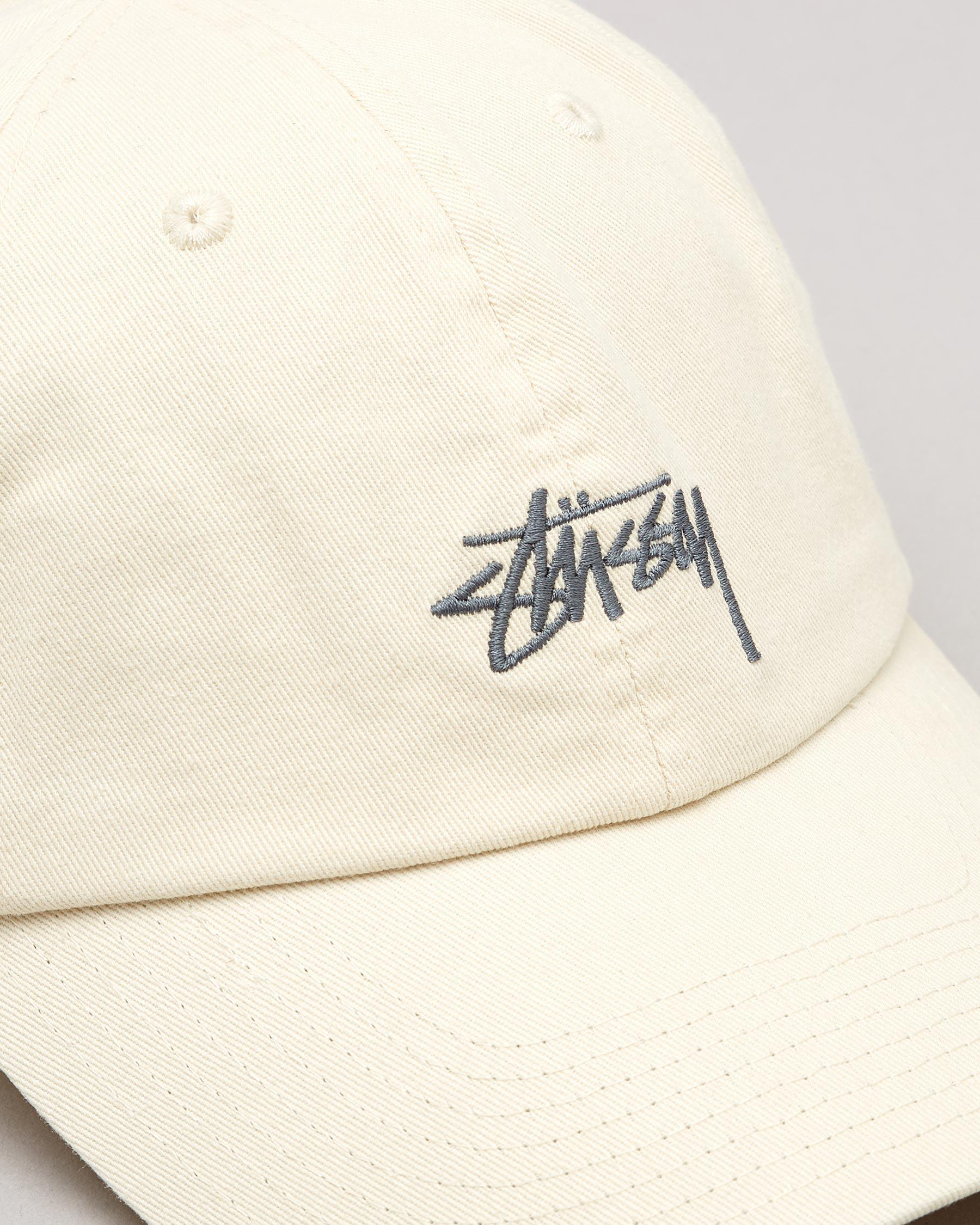 Shop Stussy Stock Low Pro Cap In Warmed White - Fast Shipping & Easy ...
