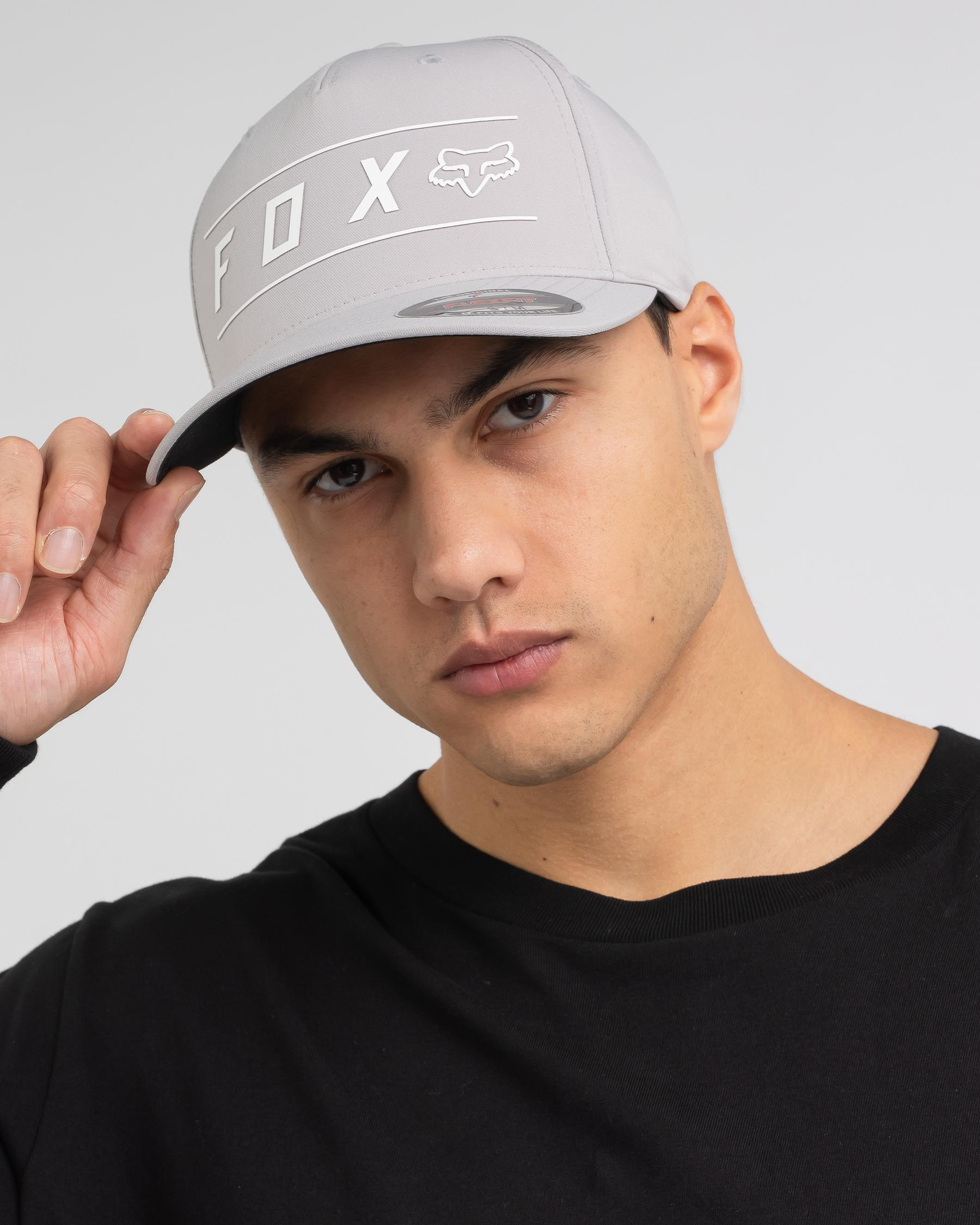Shop Fox Pinnacle Tech Flexfit Cap In Pewter - Fast Shipping & Easy ...