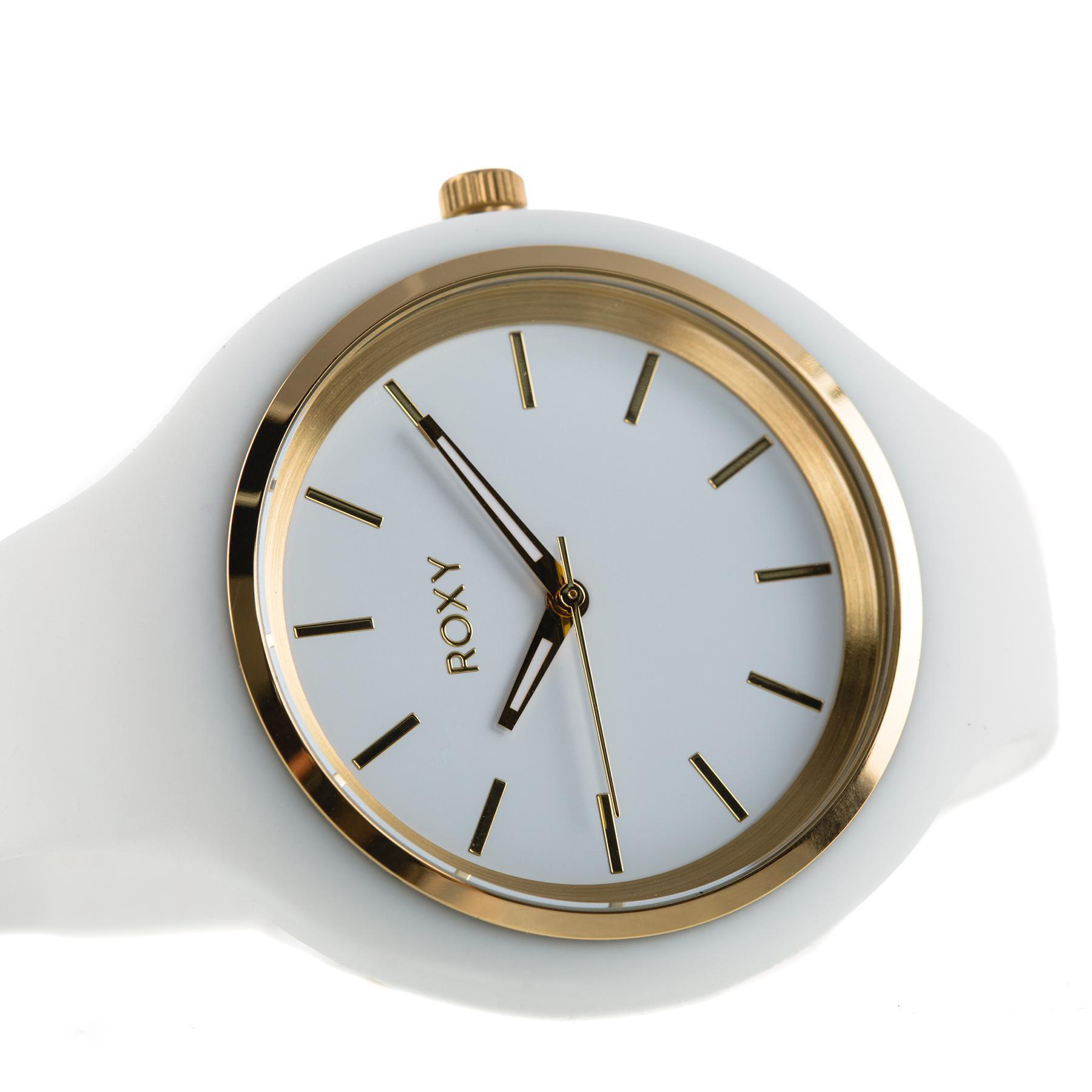 Shop Roxy Alley Watch In White/yellow Gold/ White - Fast Shipping ...