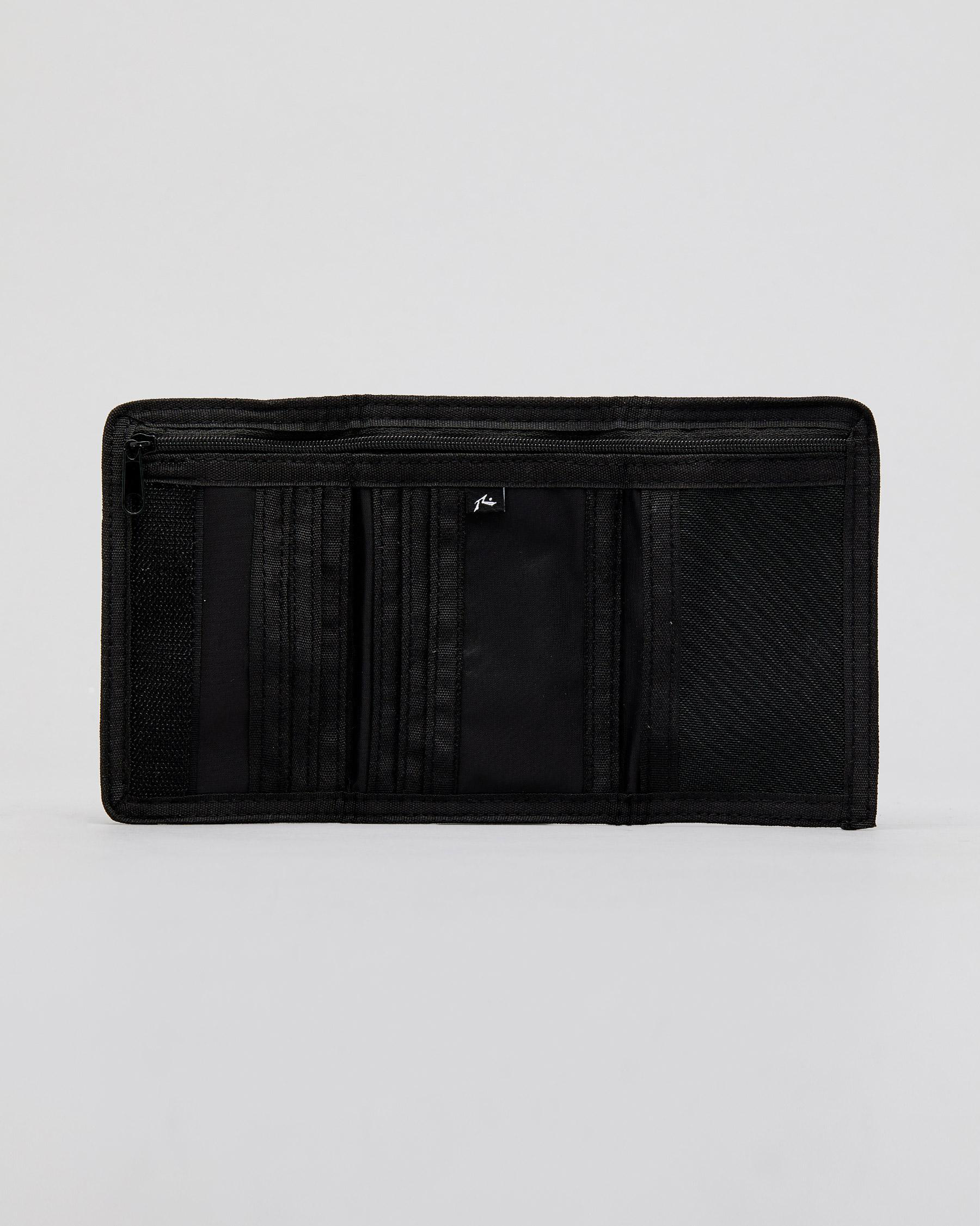 Shop Rusty Wander Tri-Fold Wallet In Dark Army - Fast Shipping & Easy ...
