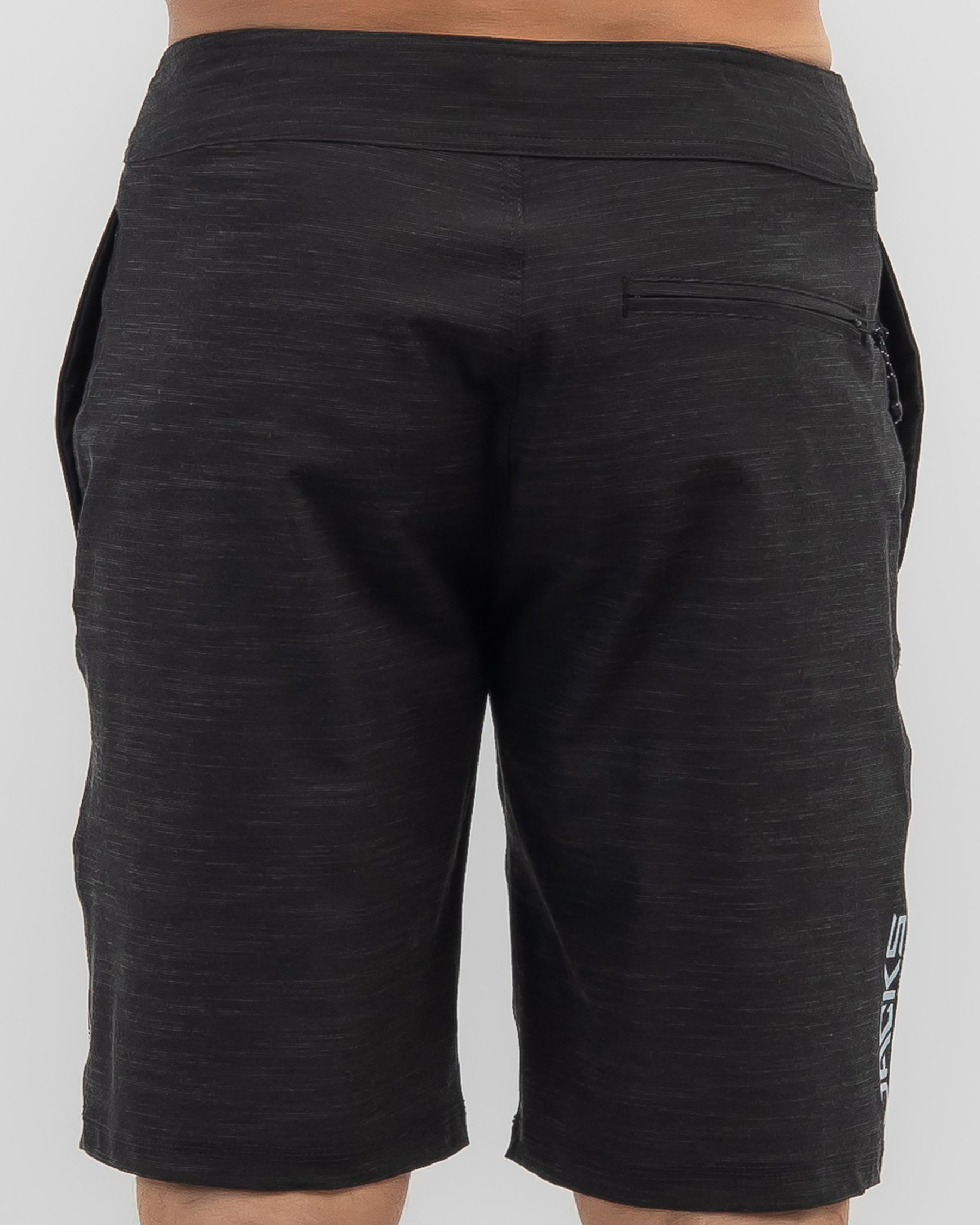 Shop Jacks Ascend Board Shorts In Black - Fast Shipping & Easy Returns ...