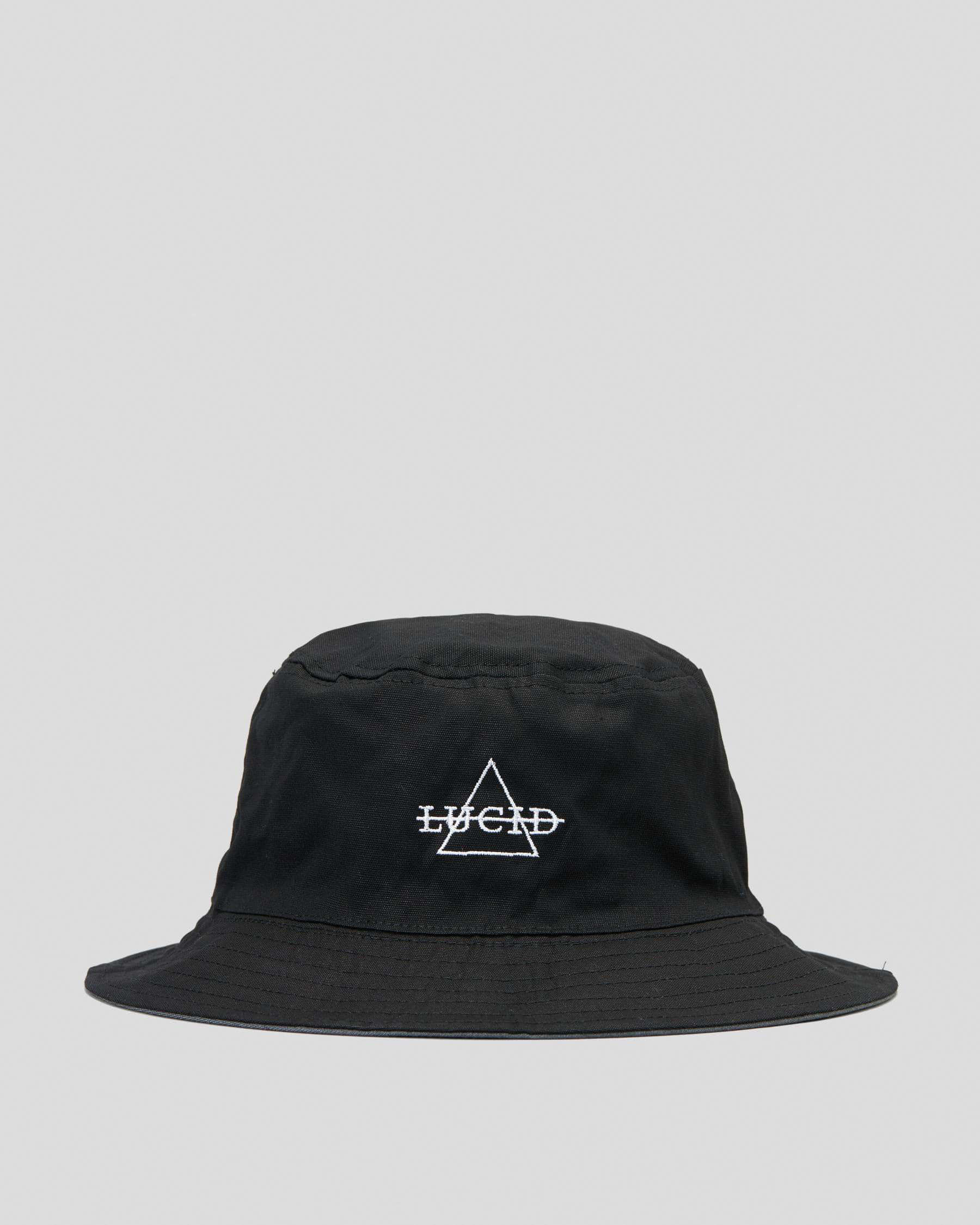Shop Lucid Wisdom Bucket Hat In Black/grey Heather - Fast Shipping ...