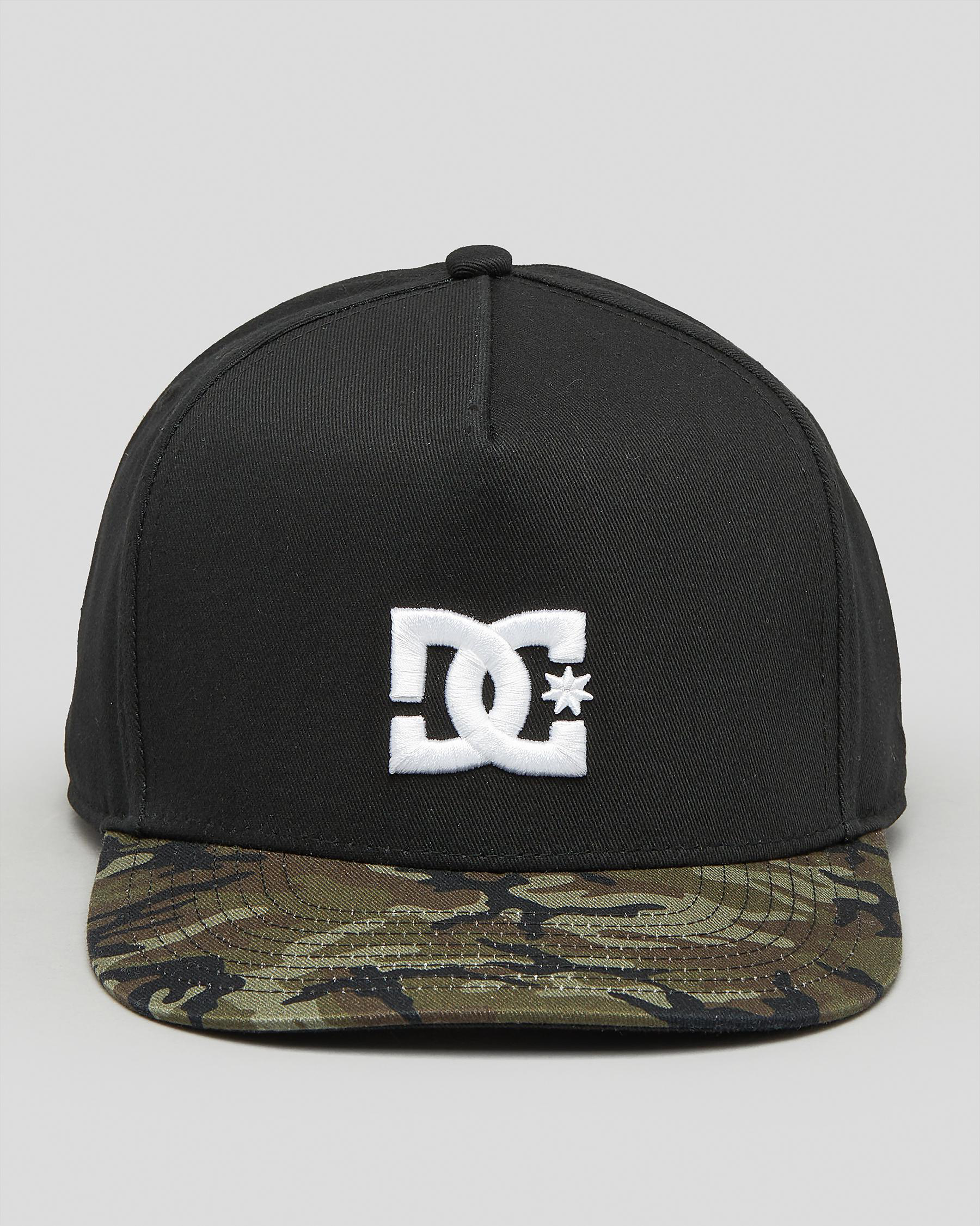 Shop DC Shoes Boys' Dyenotts Snapback Cap In Black/camo - Fast Shipping ...
