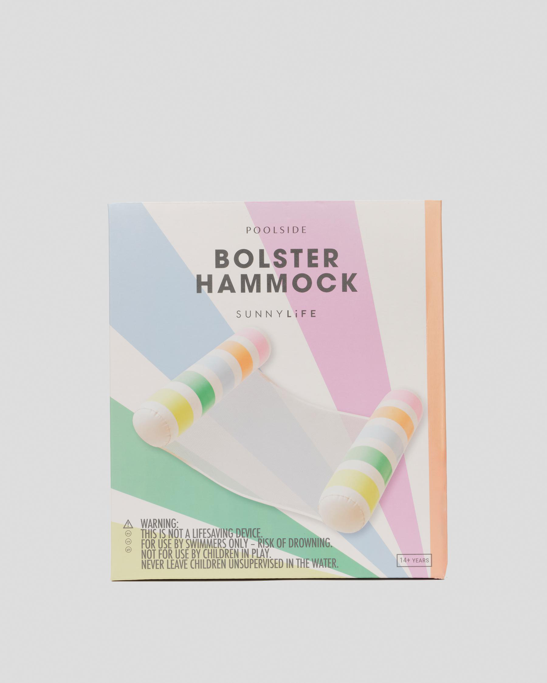 Shop Sunnylife Stripe Inflatable Hammock In Multi - Fast Shipping ...