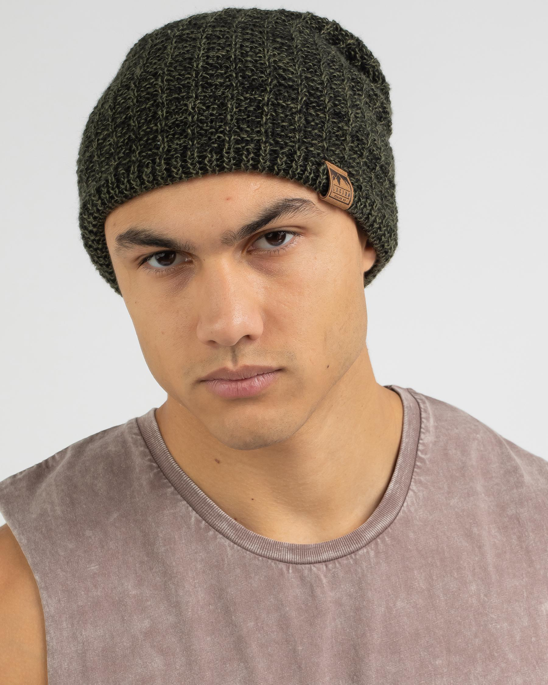 Shop Lucid Exhume Revo Beanie In Olive - Fast Shipping & Easy Returns ...