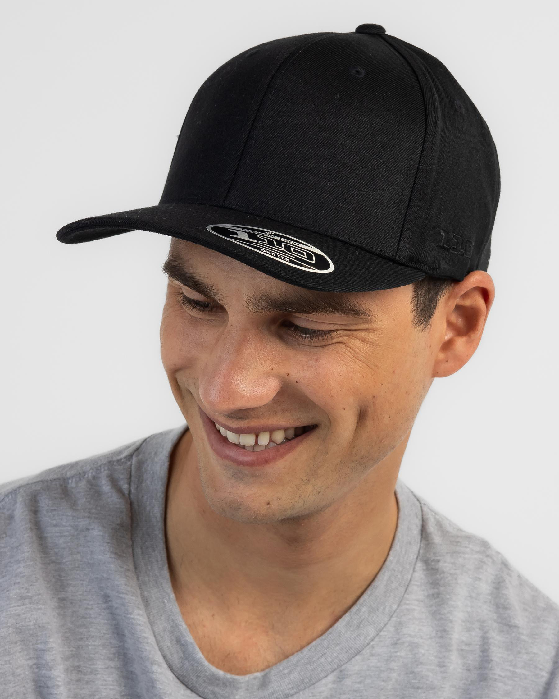Shop Flexfit Wool Blend Cap In Navy - Fast Shipping & Easy Returns ...