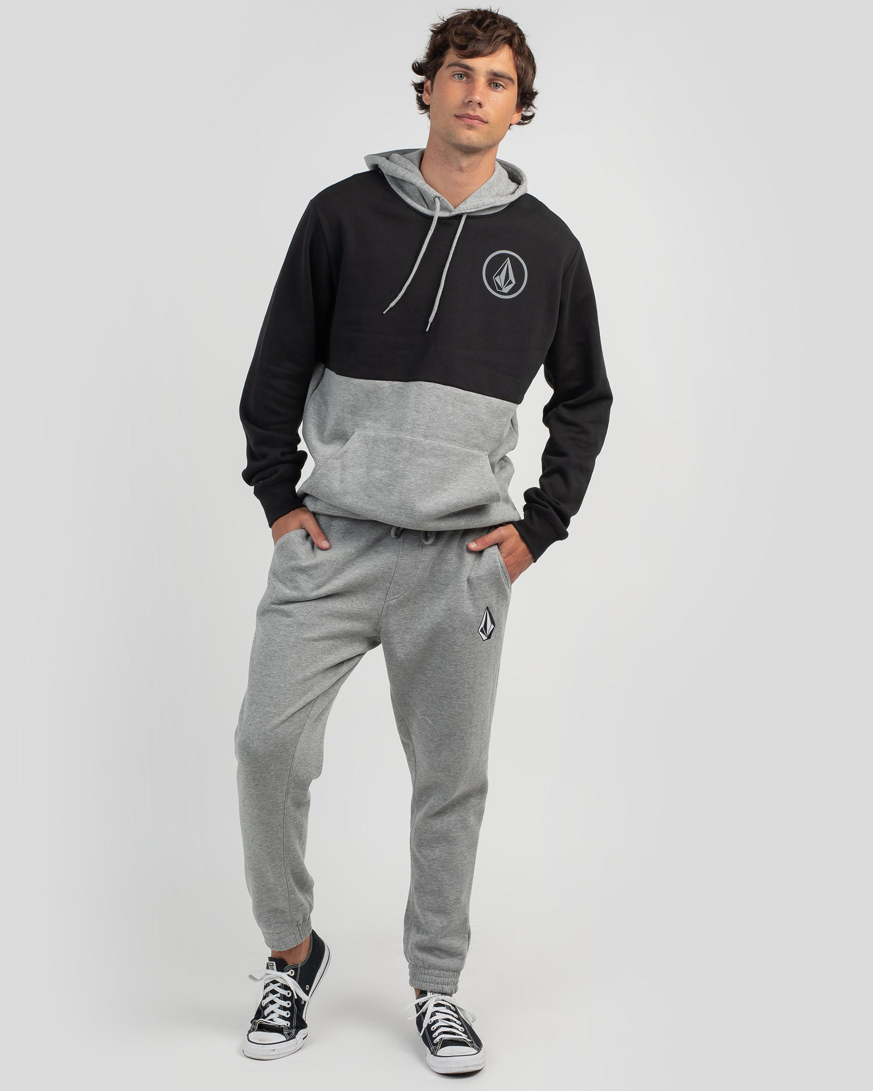 Shop Volcom Vologo Fleece Pant In Heather Grey - Fast Shipping & Easy ...
