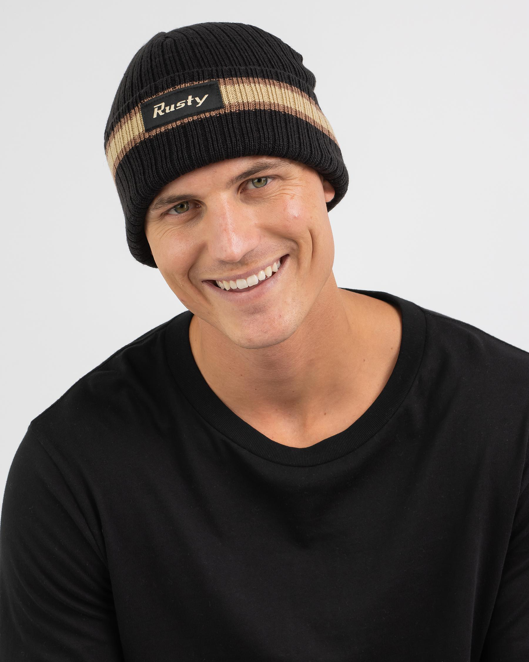 Rusty Bones 2 Beanie In Black - FREE* Shipping & Easy Returns - City ...