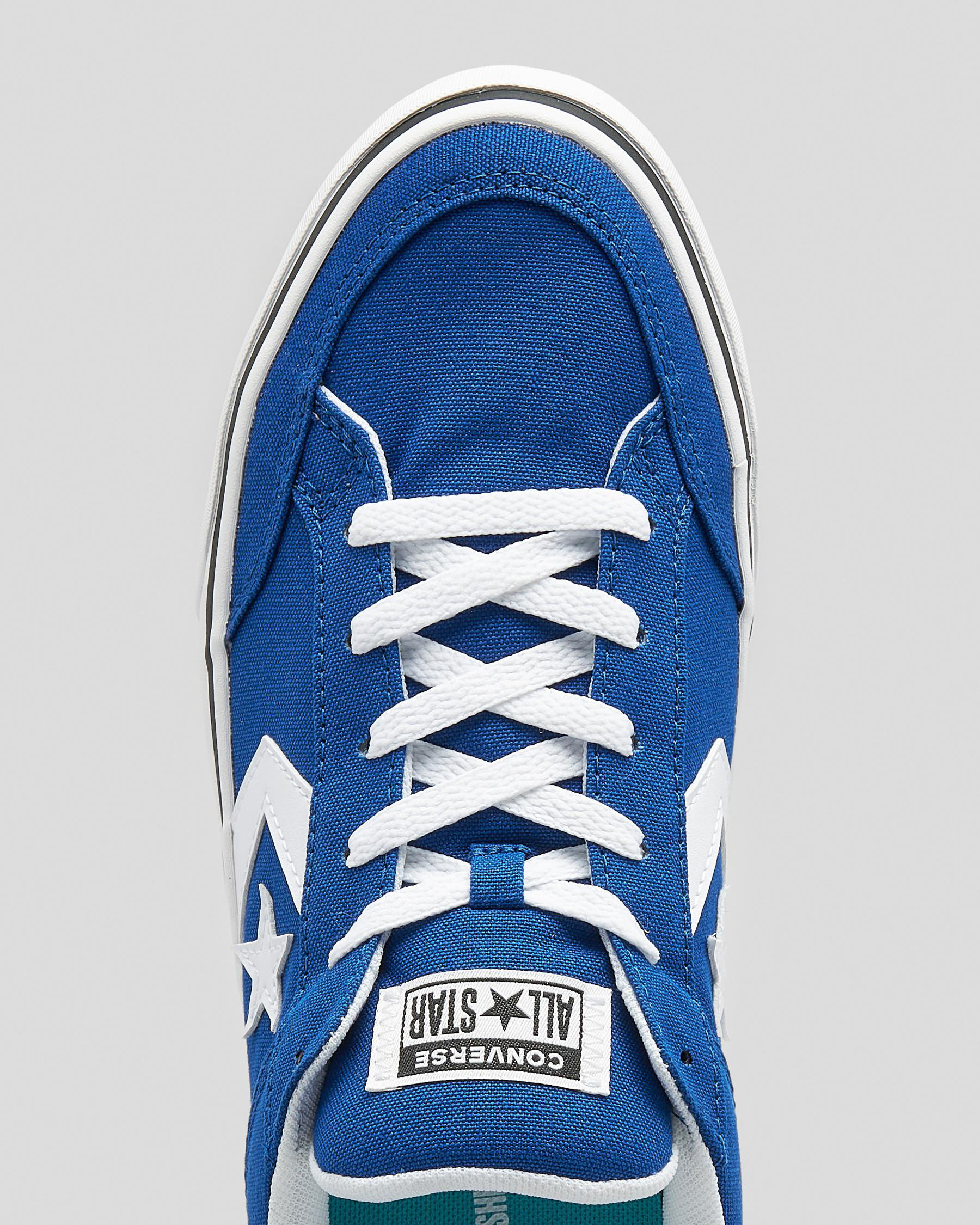 Shop Converse Tobin Low-Cut Shoes In Blue/white/white - Fast Shipping ...