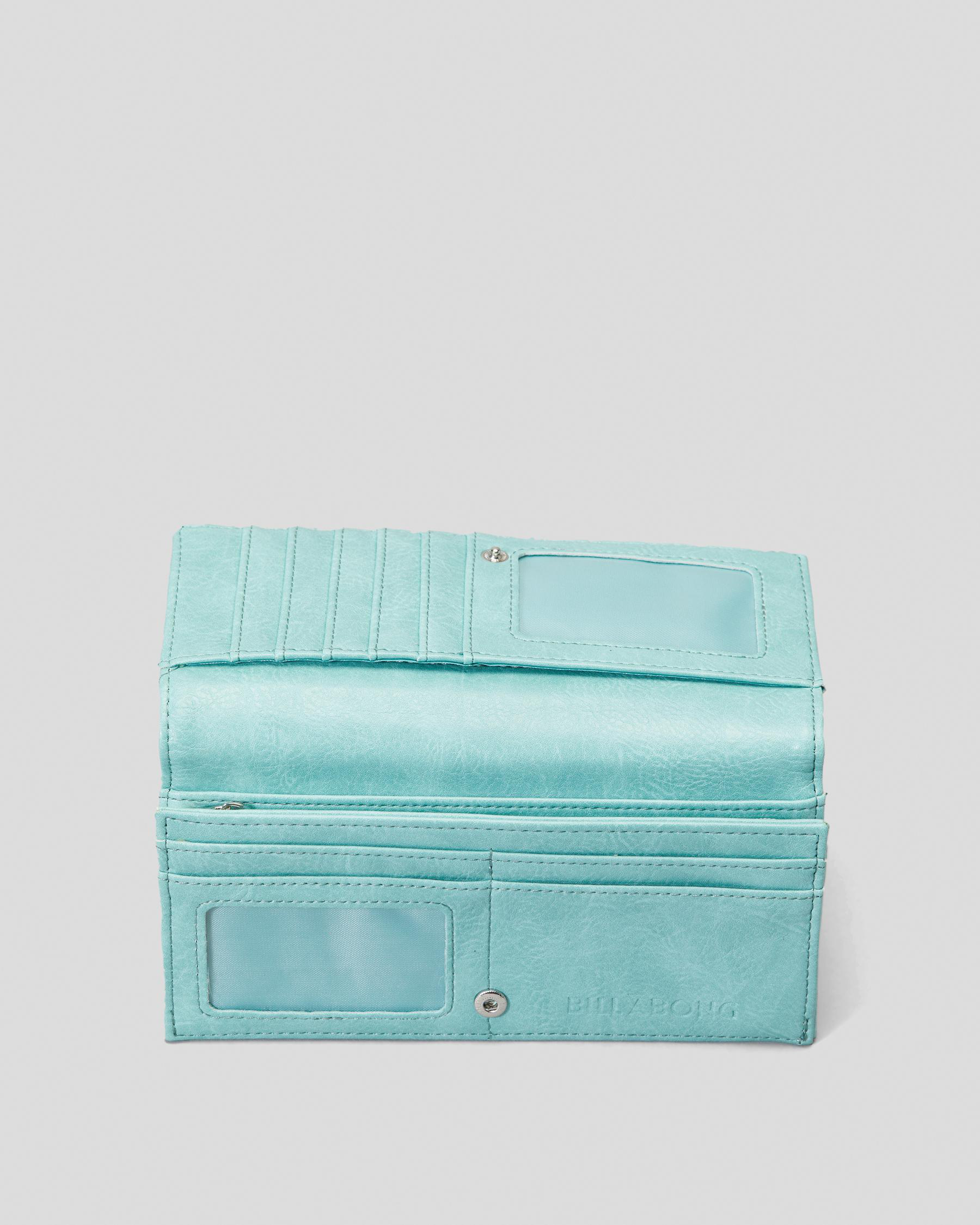 Shop Billabong Island Sun Beach Wallet In Sea Blue - Fast Shipping ...