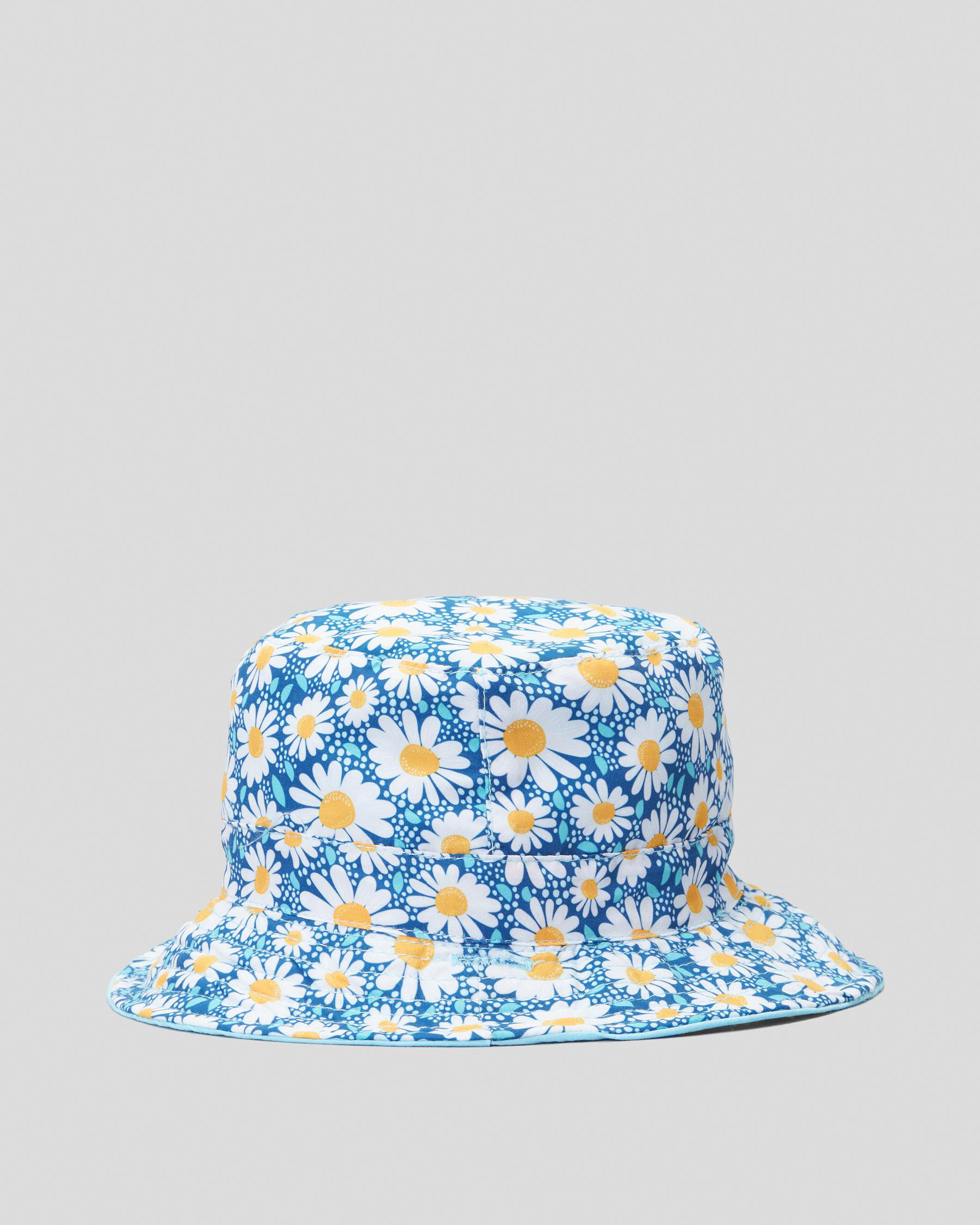 Shop Mooloola Toddlers' Daisy Bucket Hat In Blue - Fast Shipping & Easy ...