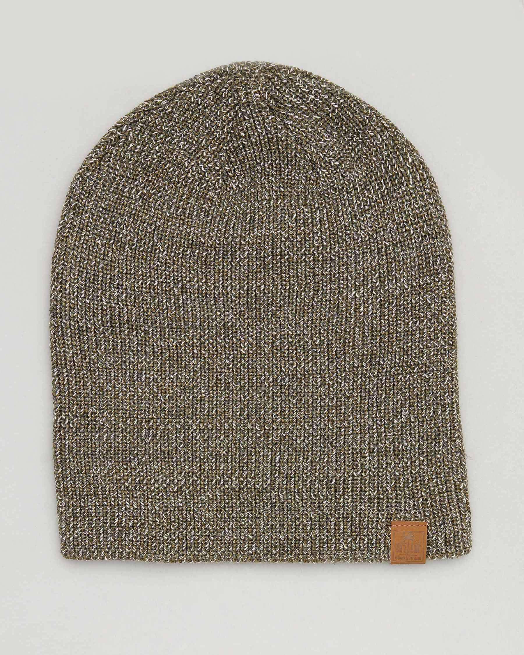 Shop Salty Life Boys' Seaside Slouch Beanie In Olive Marle - Fast ...
