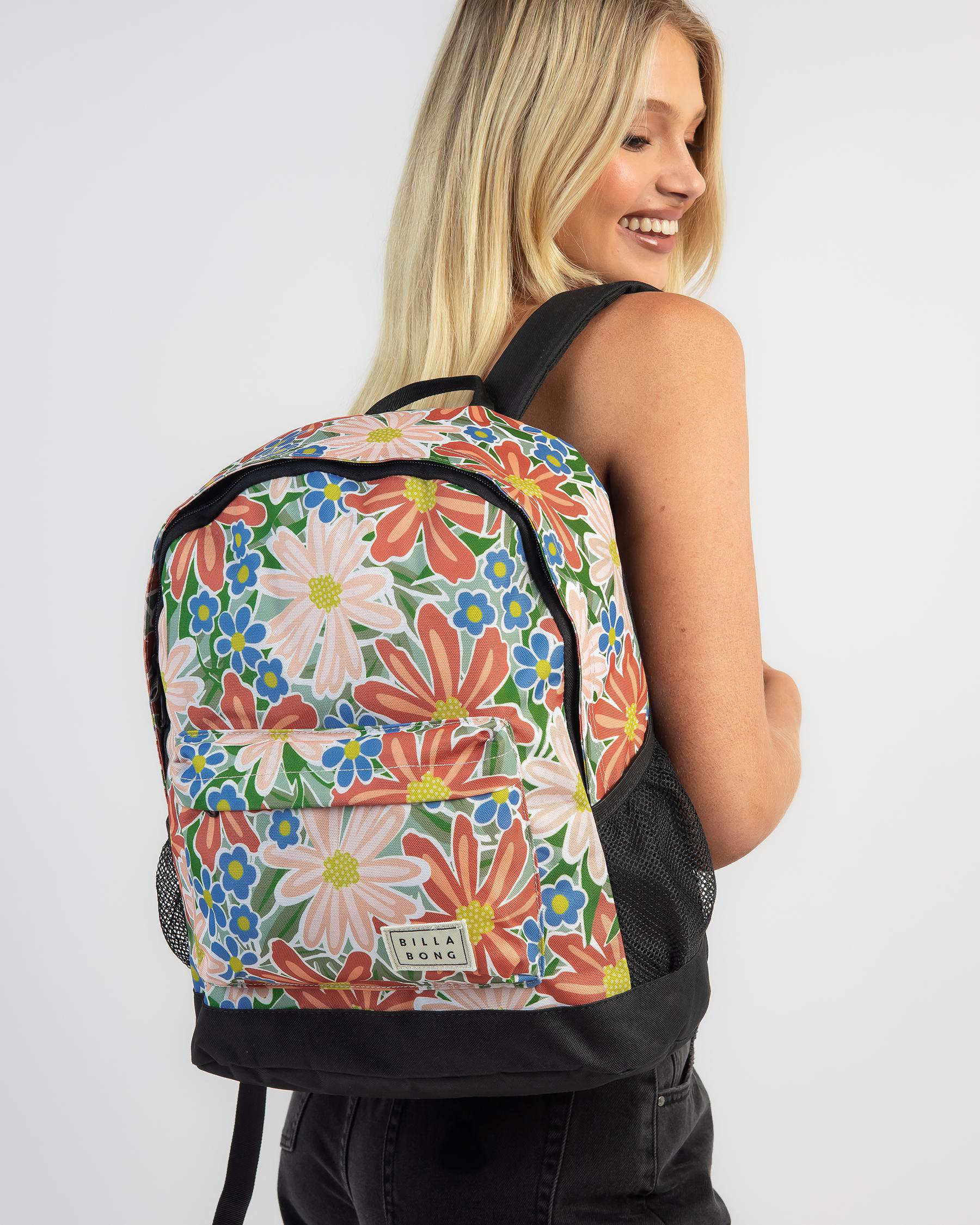 Shop Billabong Zippy Tiki Backpack In Just Peachy - Fast Shipping ...