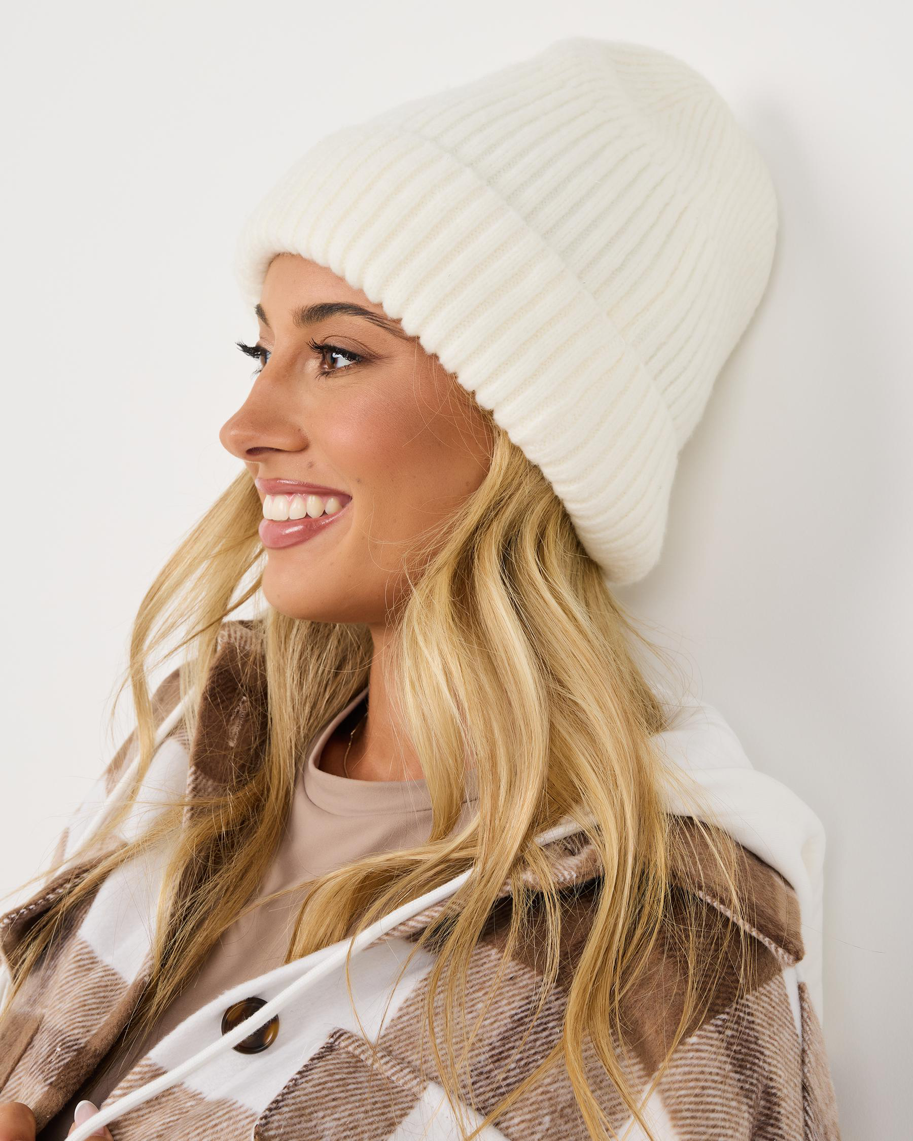 Mooloola Alpine Beanie In Cream - FREE* Shipping & Easy Returns ...
