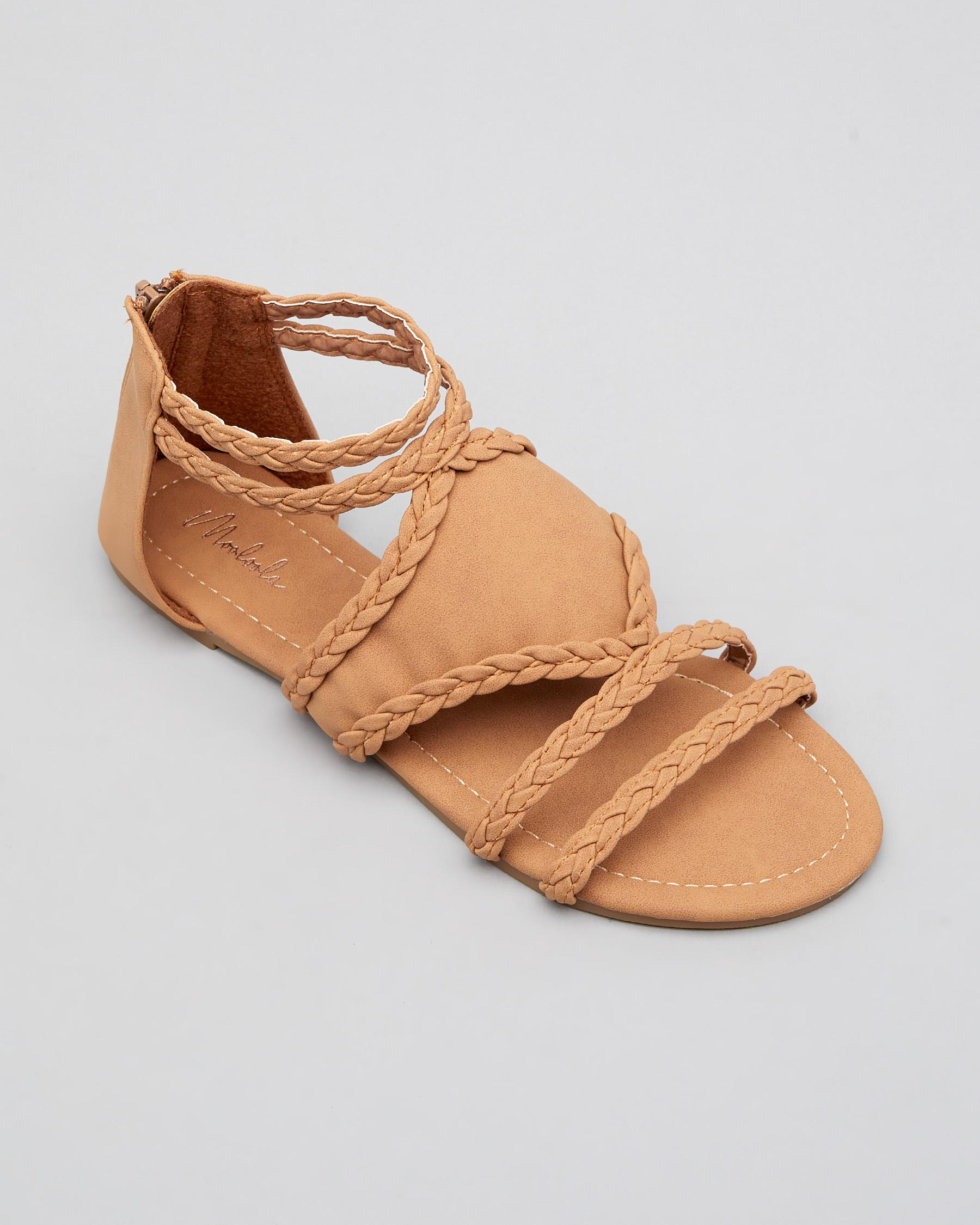 Shop Mooloola Yani Sandals In Tan - Fast Shipping & Easy Returns - City ...