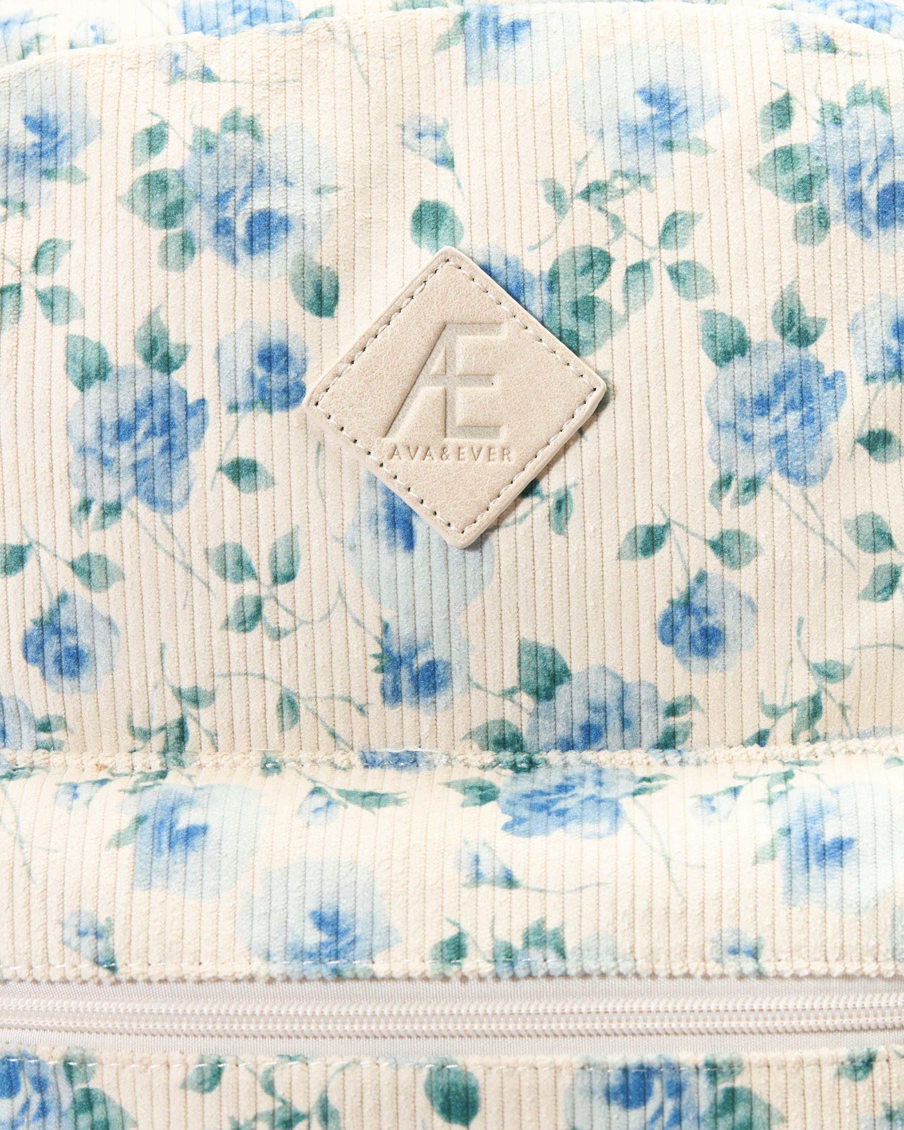 Shop Ava And Ever Rio Cord Backpack In Cream/blue - Fast Shipping ...